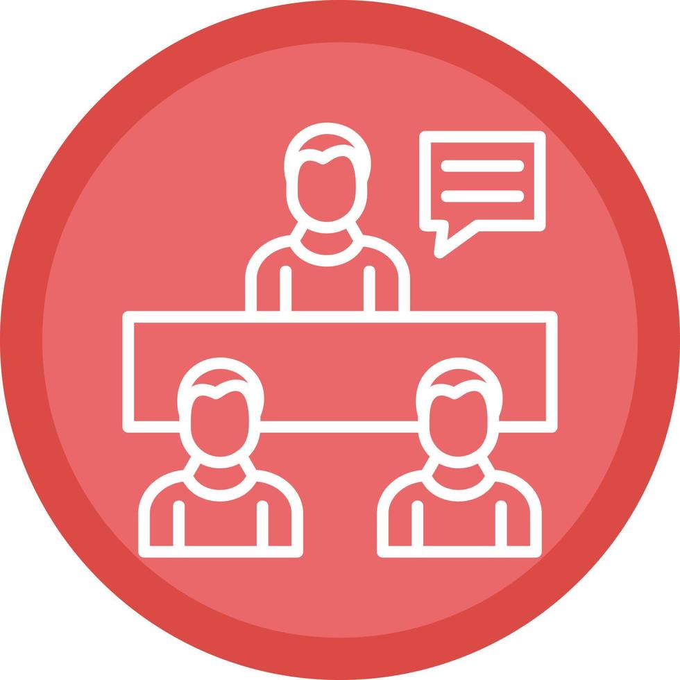 Company Meeting Vector Icon Design 20831746 Vector Art at Vecteezy