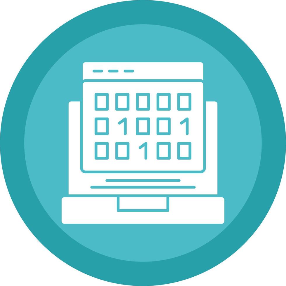 Binary Code Vector Icon Design 20832803 Vector Art At Vecteezy