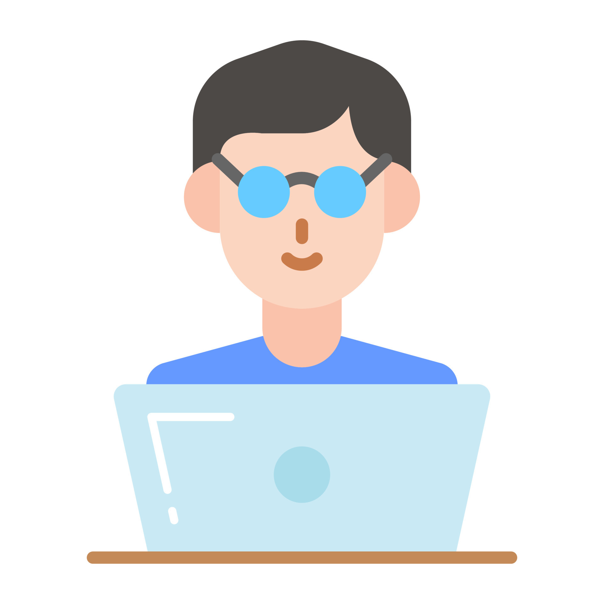 Premium Vector Design Of Programmer Professional Worker Avatar