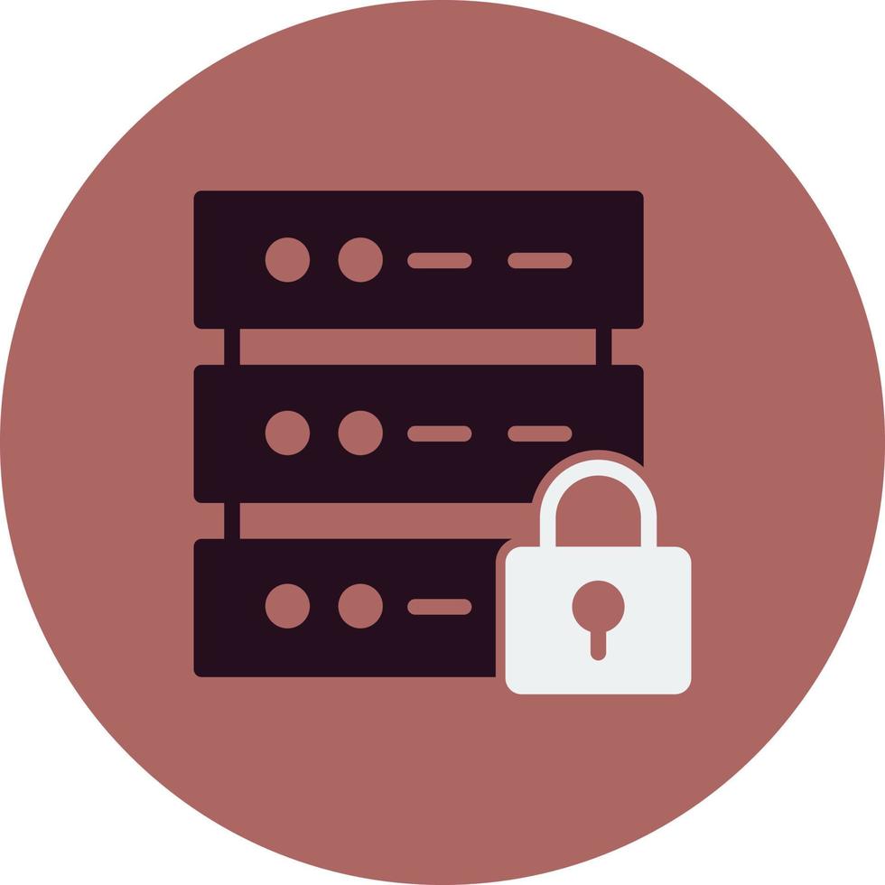 Database Security Vector Icon 20836803 Vector Art At Vecteezy