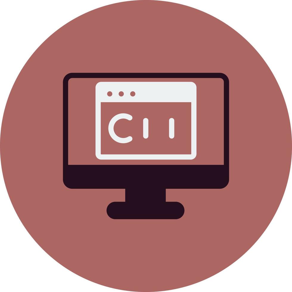 Programming Language Vector Icon 20837506 Vector Art At Vecteezy