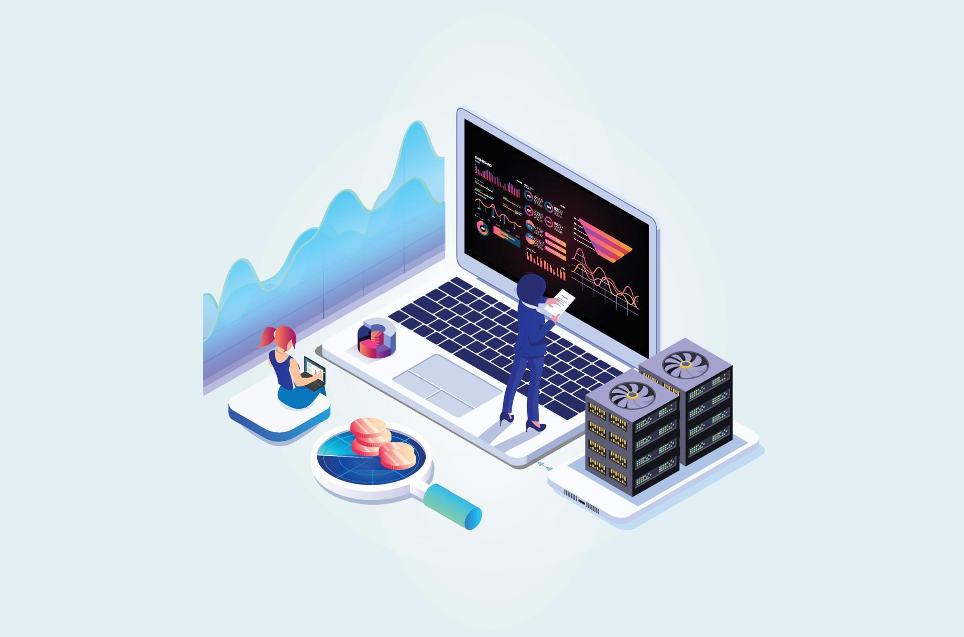 Modern isometric data collection, analysis graph and online computing ...
