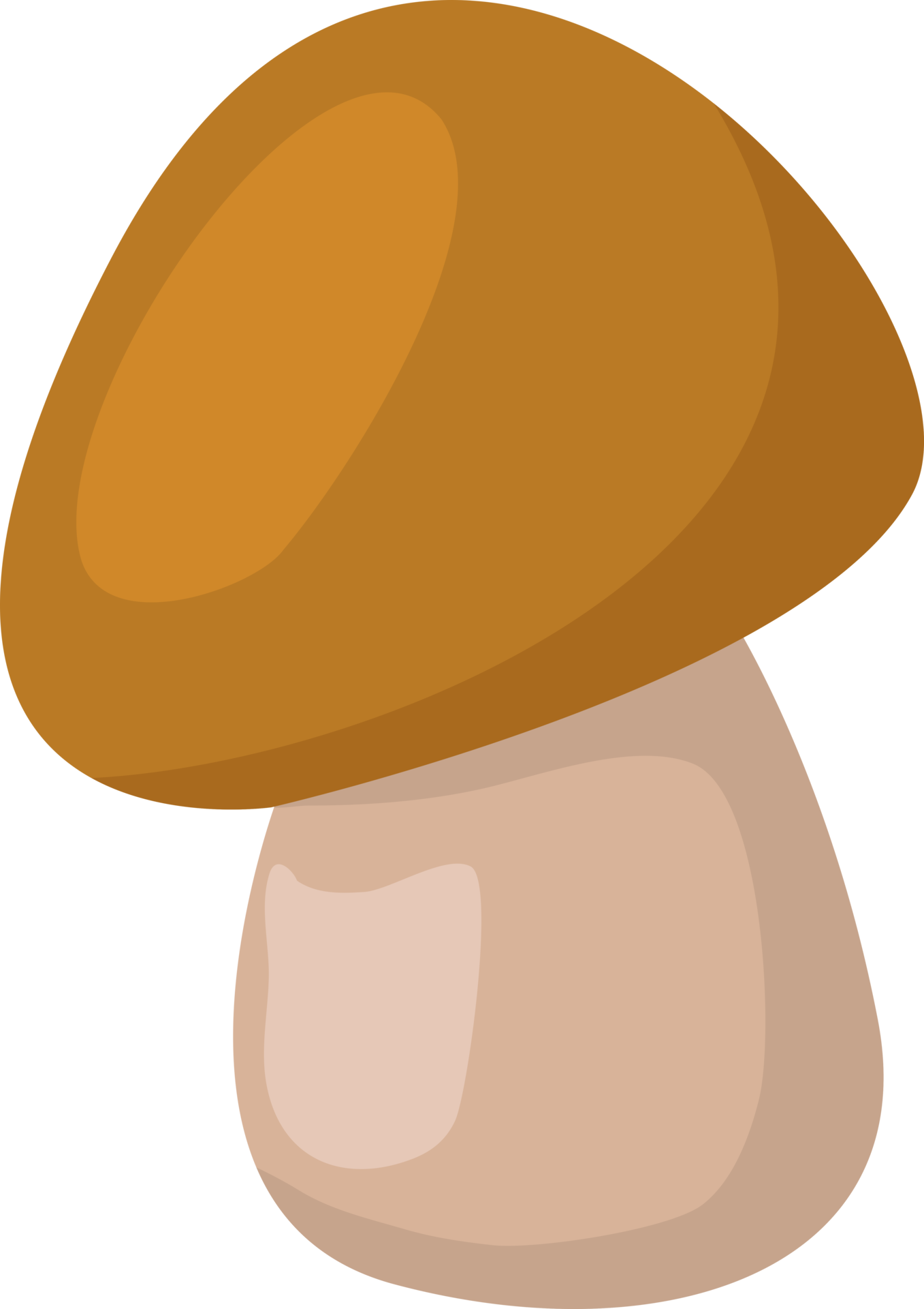 Cartoon Wild Mushroom Fungus 20842517 Png