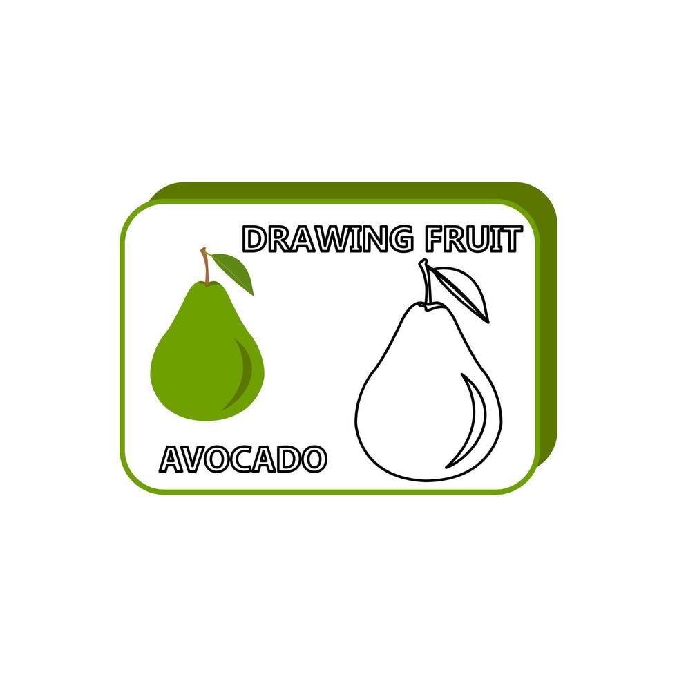 dibujo de aguacate para colorear para niños 20843051 Vector en Vecteezy dibujo de aguacate para colorear para niños 20843051 Vector en Vecteezy