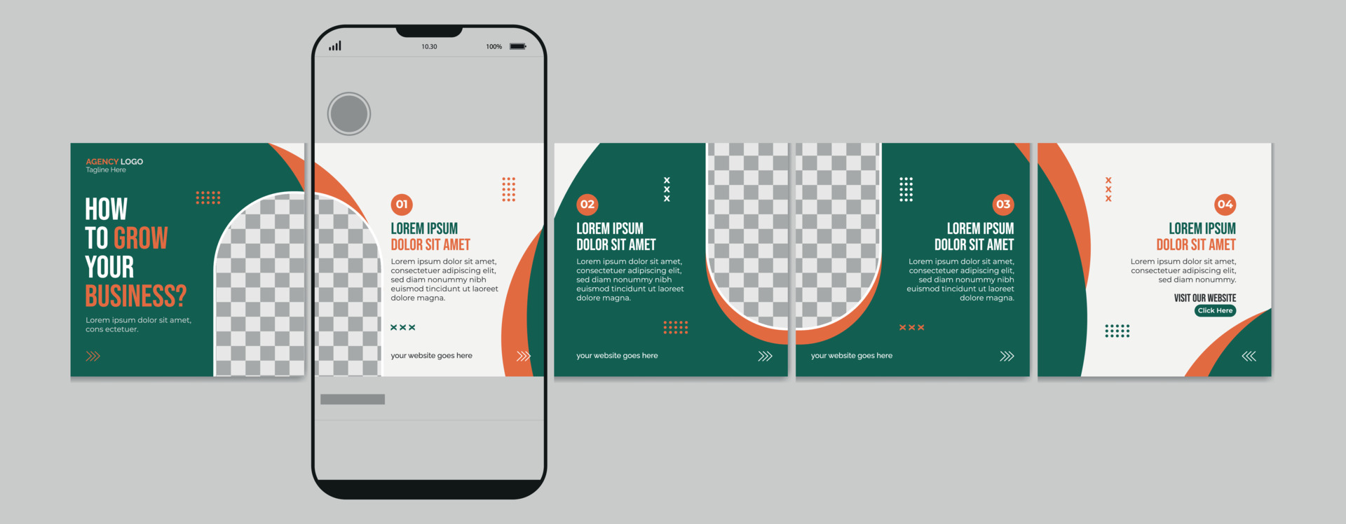 Carousel Template Social Media Post Design, Set Of Instagram Carousel ... Carousel Template Social Media Post Design, Set Of Instagram Carousel ...