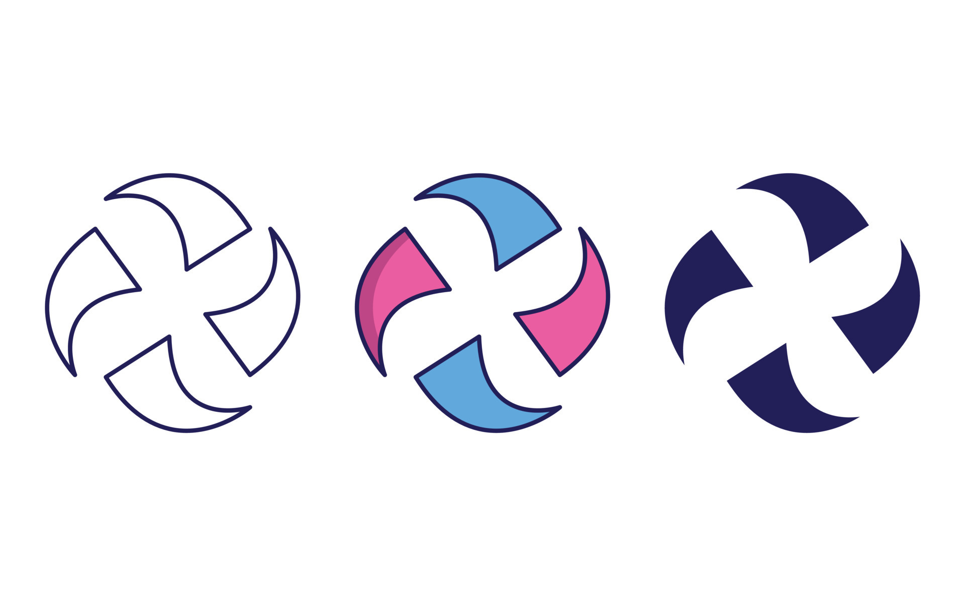 Abstract Shapes icon 20848149 Vector Art at Vecteezy