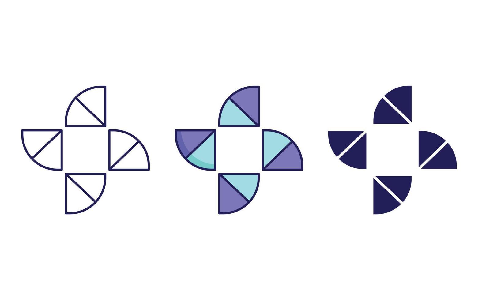 Abstract Shapes icon 20848155 Vector Art at Vecteezy