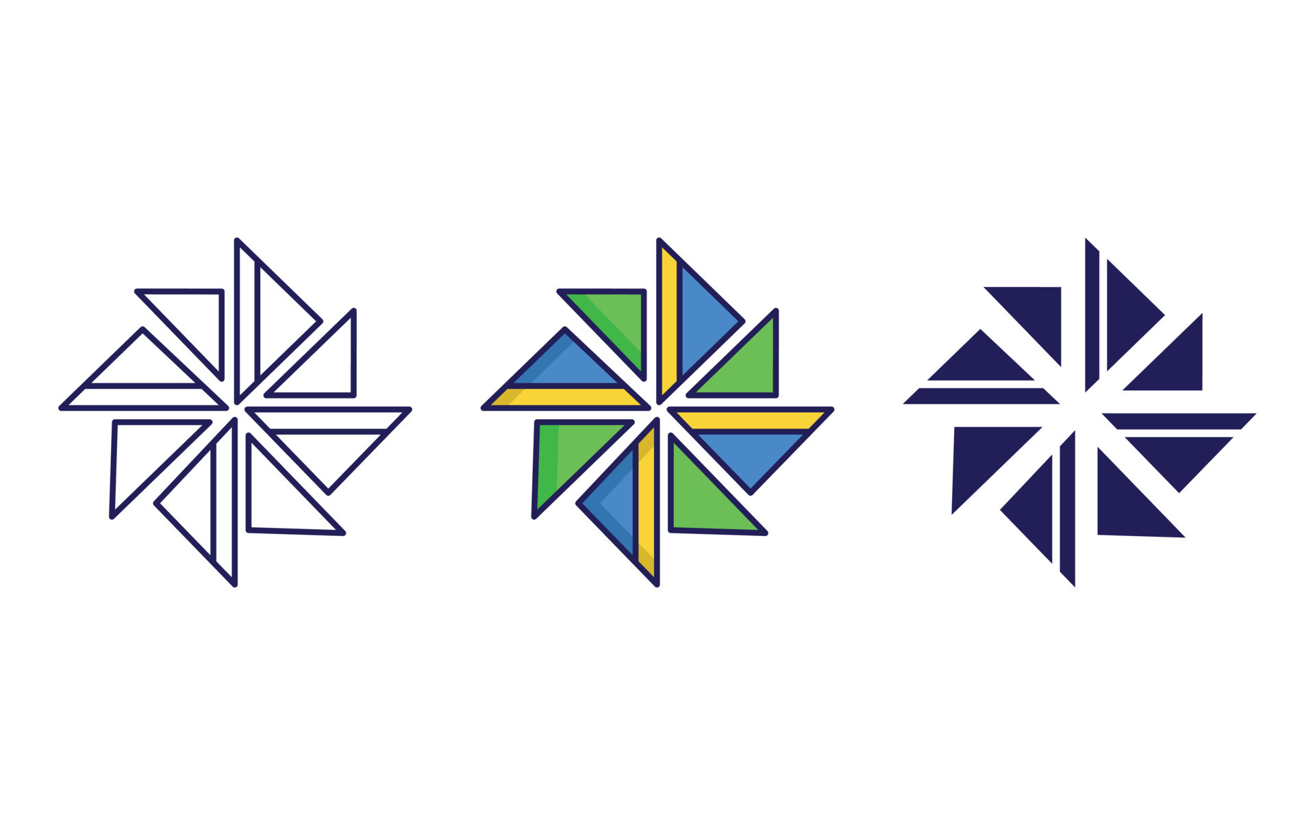 Abstract Shapes icon 20848163 Vector Art at Vecteezy