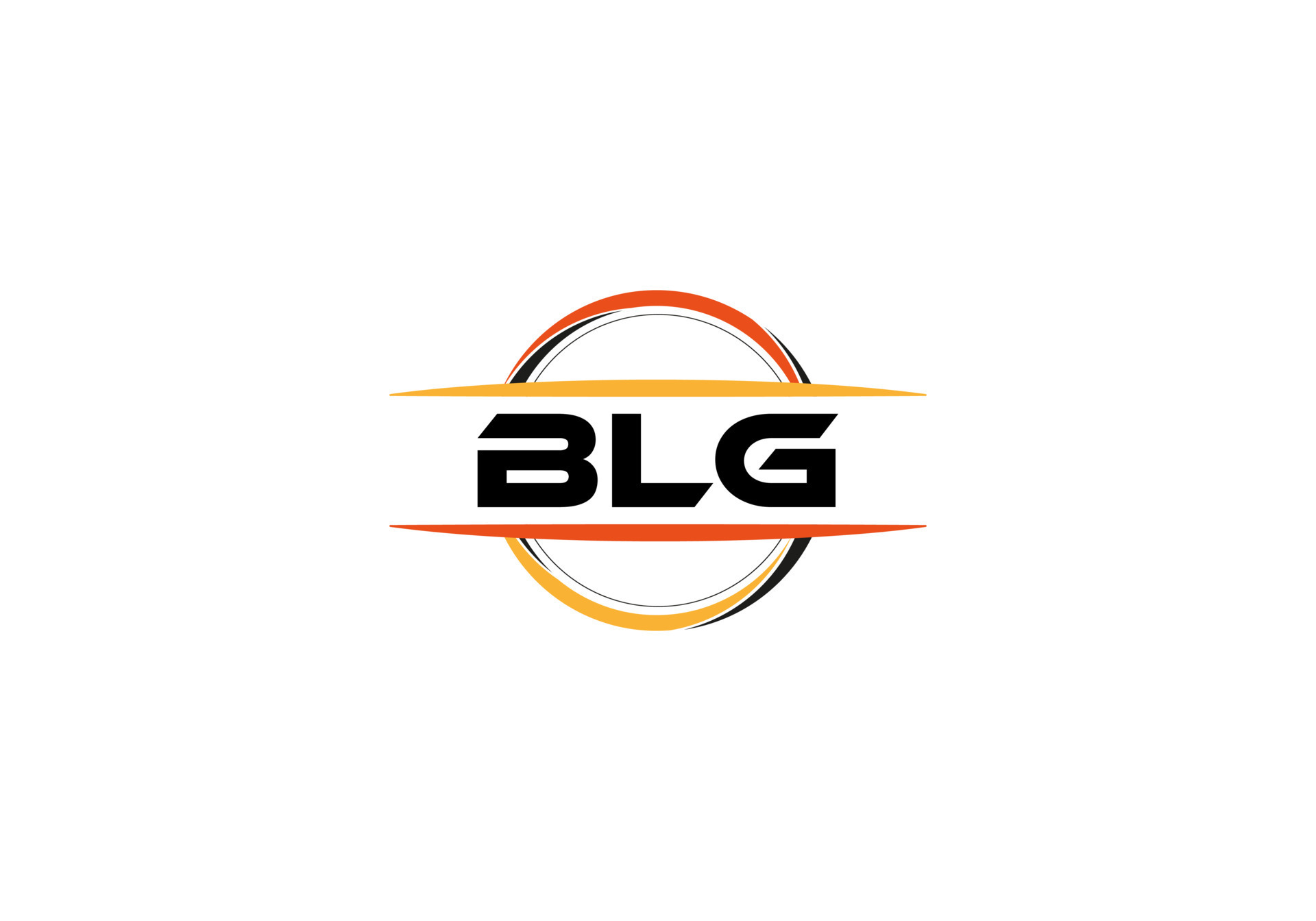 BLG letter royalty ellipse shape logo. BLG brush art logo. BLG logo for a company, business, and ...