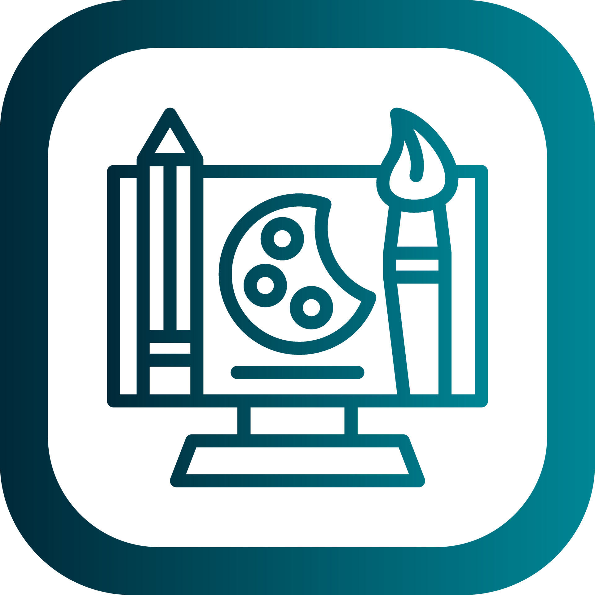 Digital Art Vector Icon Design 20849387 Vector Art at Vecteezy