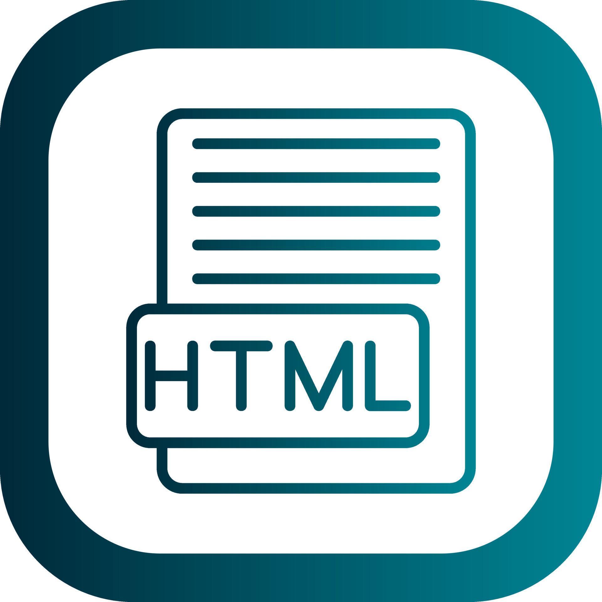 Html Vector Icon Design 20850935 Vector Art at Vecteezy