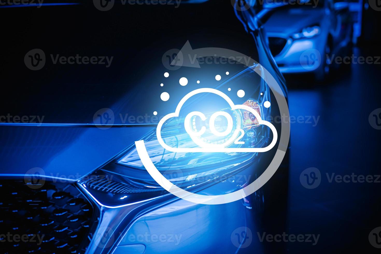 Car 2023 technology background tech EV charging station for electric car for transport ...