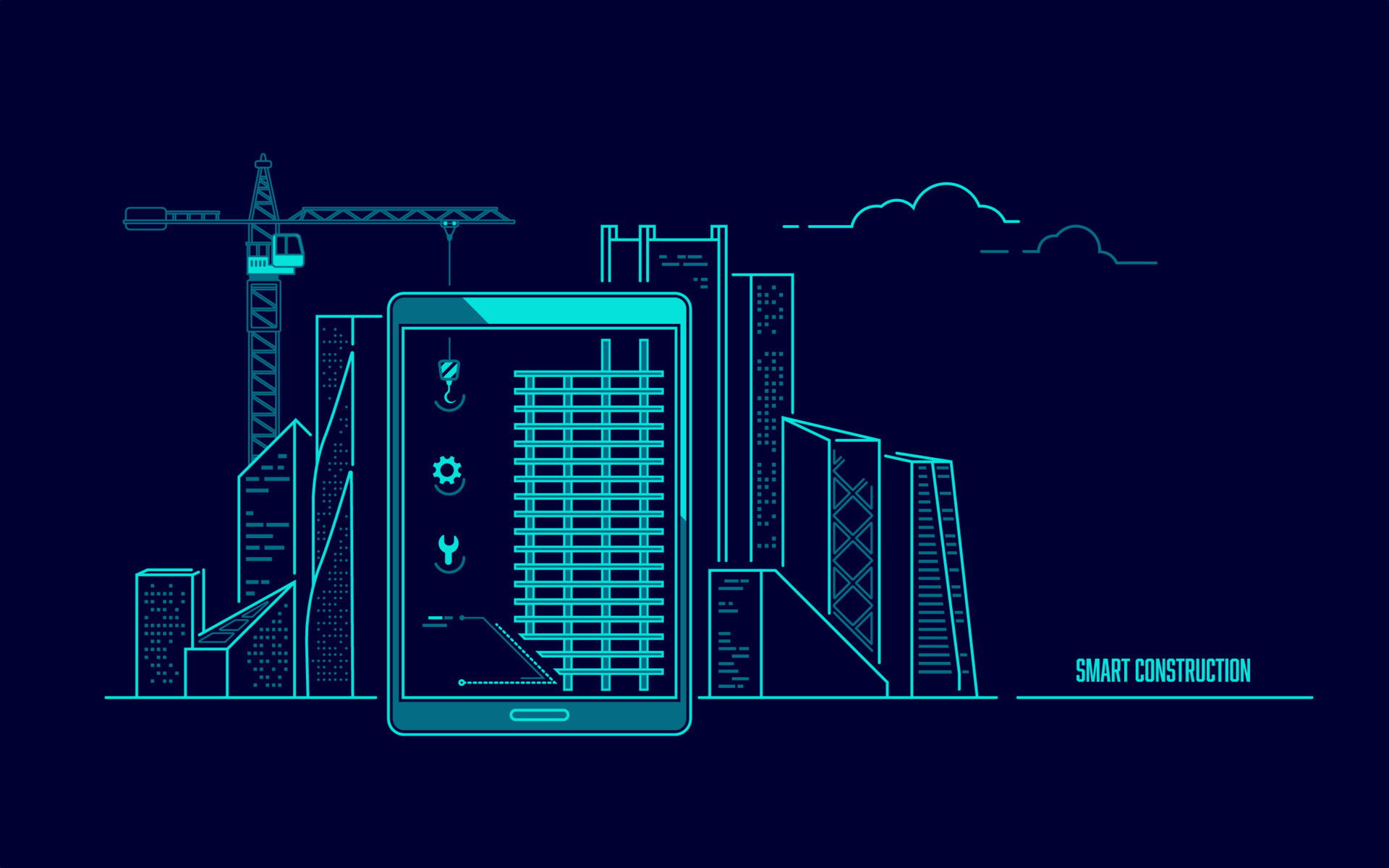 smart building application 20867024 Vector Art at Vecteezy
