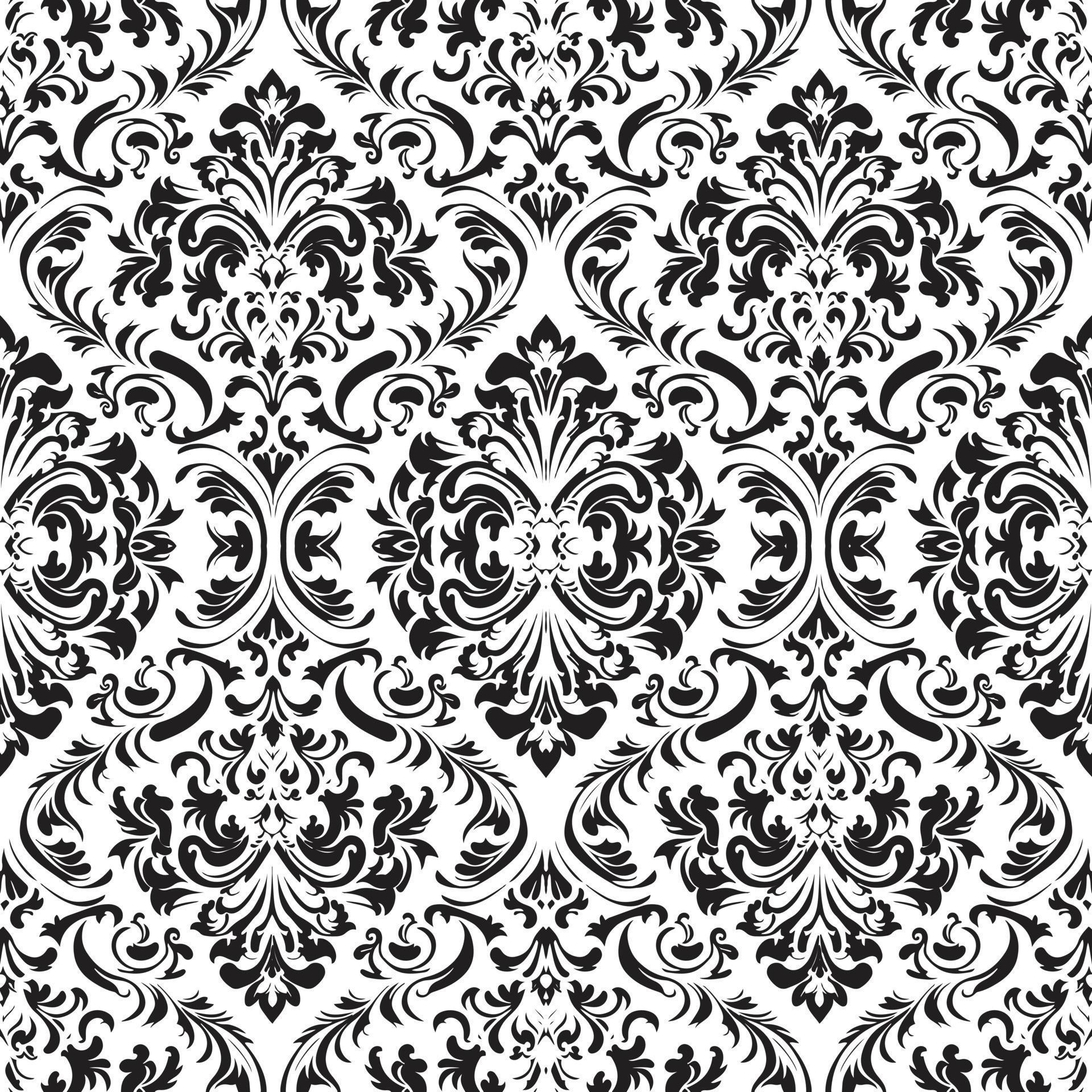 Seamless pattern black and white stock illustration 20867221 Vector Art ...
