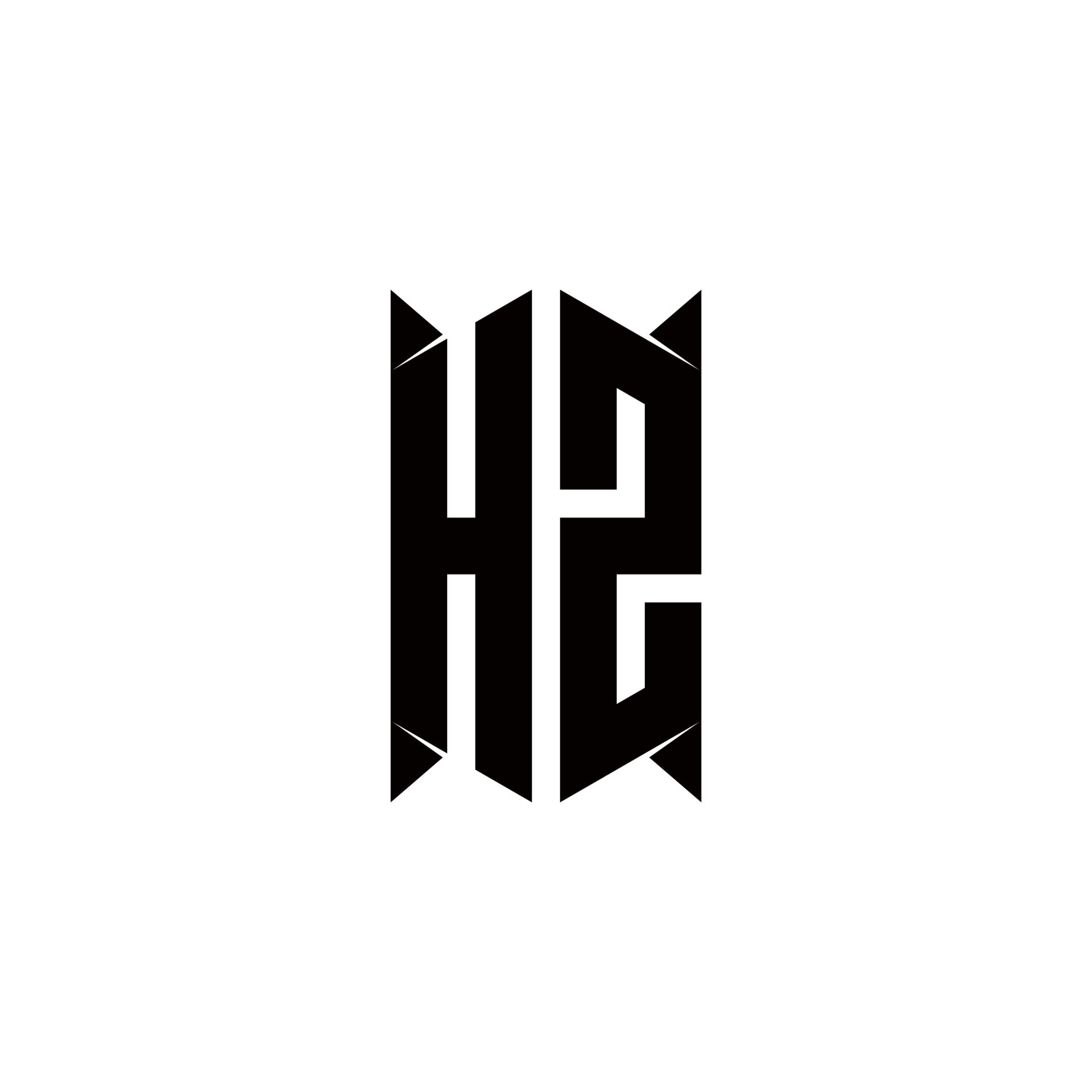 HZ Logo monogram with shield shape designs template 20869698 Vector Art ... HZ Logo monogram with shield shape designs template 20869698 Vector Art ...