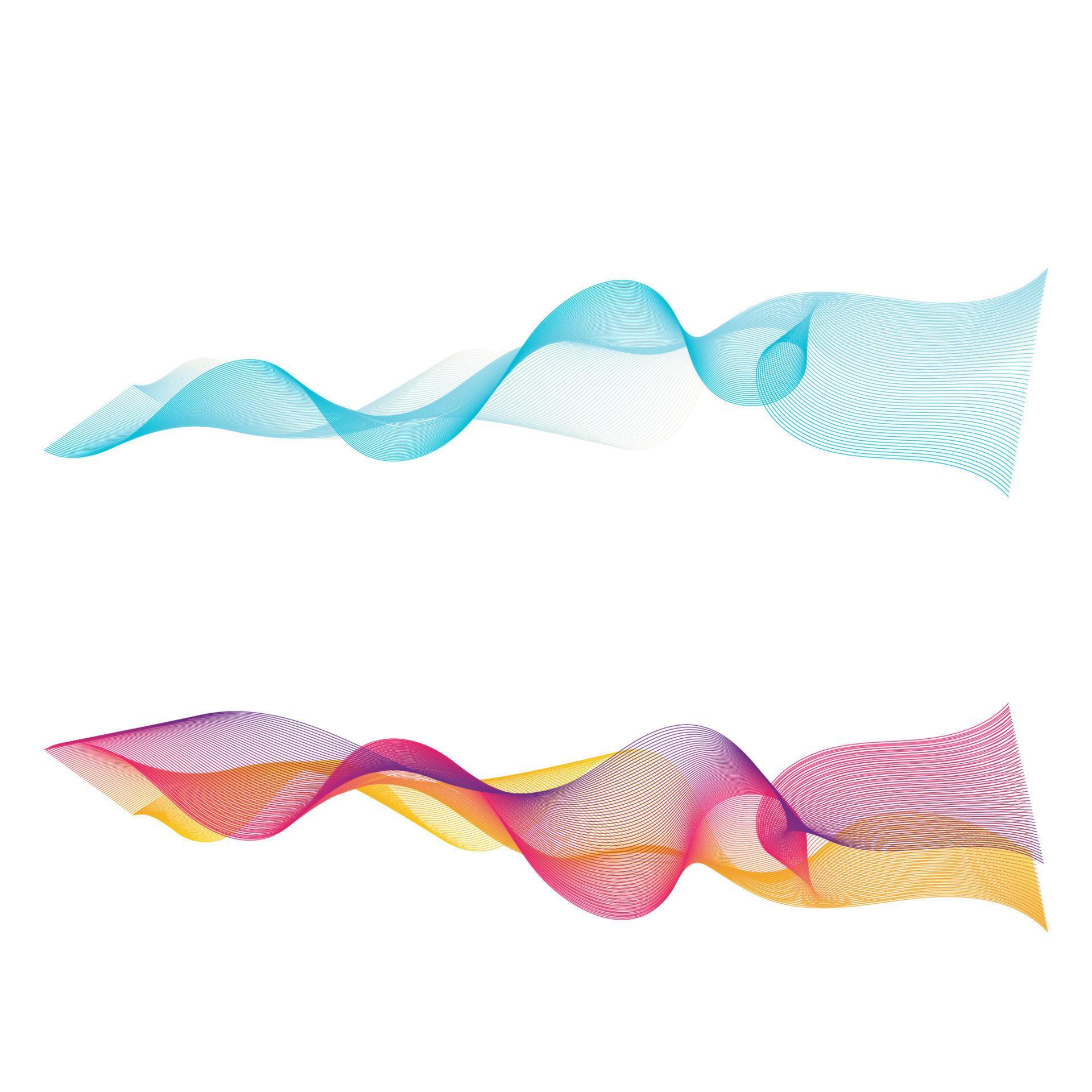 Abstract smooth color wave vector 20870462 Vector Art at Vecteezy