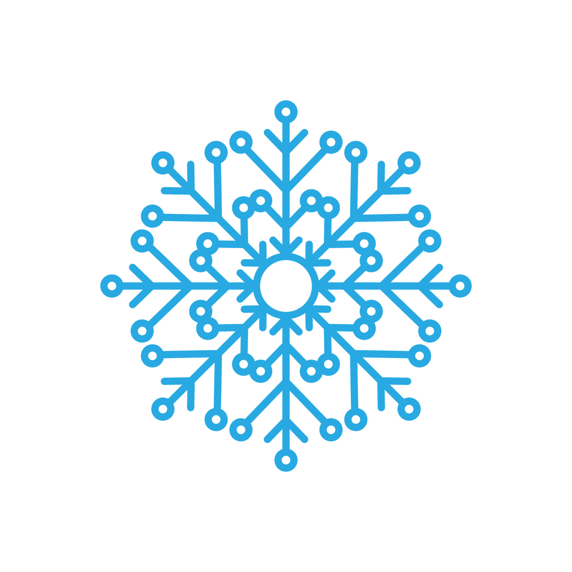 Snowflakes Style Design illustration 20871079 Vector Art at Vecteezy