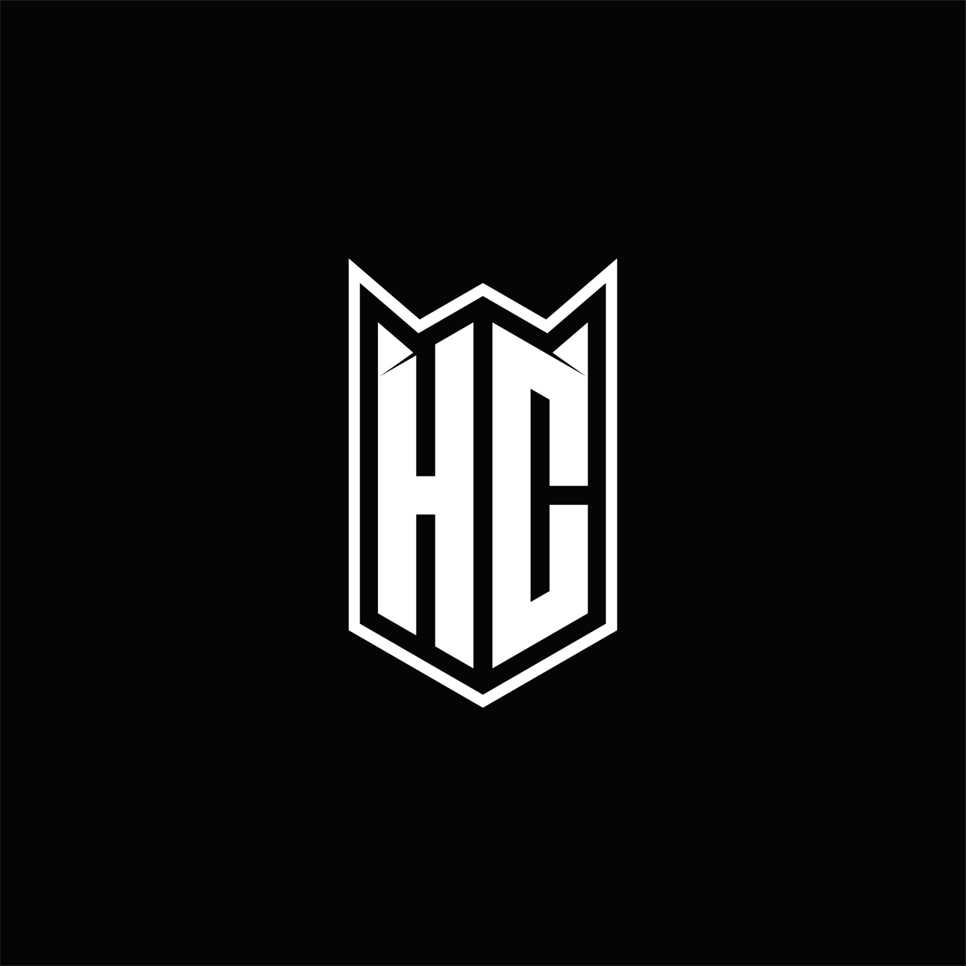 HC Logo monogram with shield shape designs template 20871257 Vector Art ... HC Logo monogram with shield shape designs template 20871257 Vector Art ...