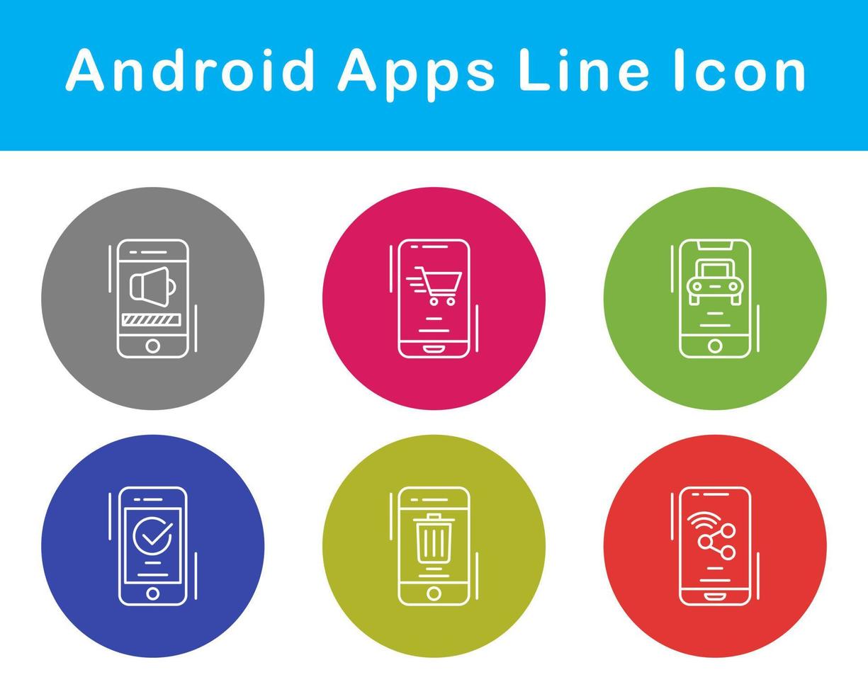 Android Apps Vector Icon Set 20871741 Vector Art at Vecteezy