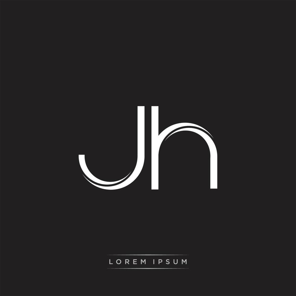 JH Initial Letter Split Lowercase Logo Modern Monogram Template ... JH Initial Letter Split Lowercase Logo Modern Monogram Template ...