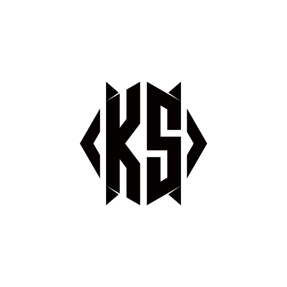 KS Logo monogram with shield shape designs template 20873898 Vector Art ... KS Logo monogram with shield shape designs template 20873898 Vector Art ...
