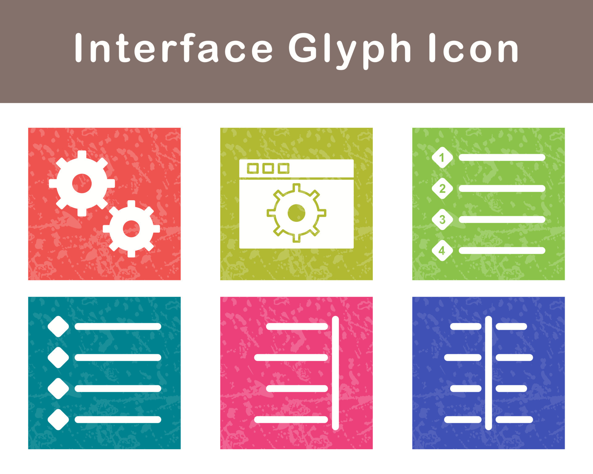 Interface Vector Icon Set 20874621 Vector Art at Vecteezy