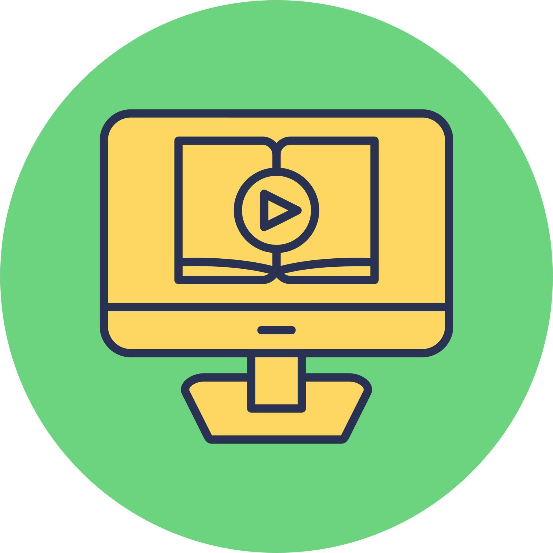 Tutorial Vector Icon 20875816 Vector Art at Vecteezy