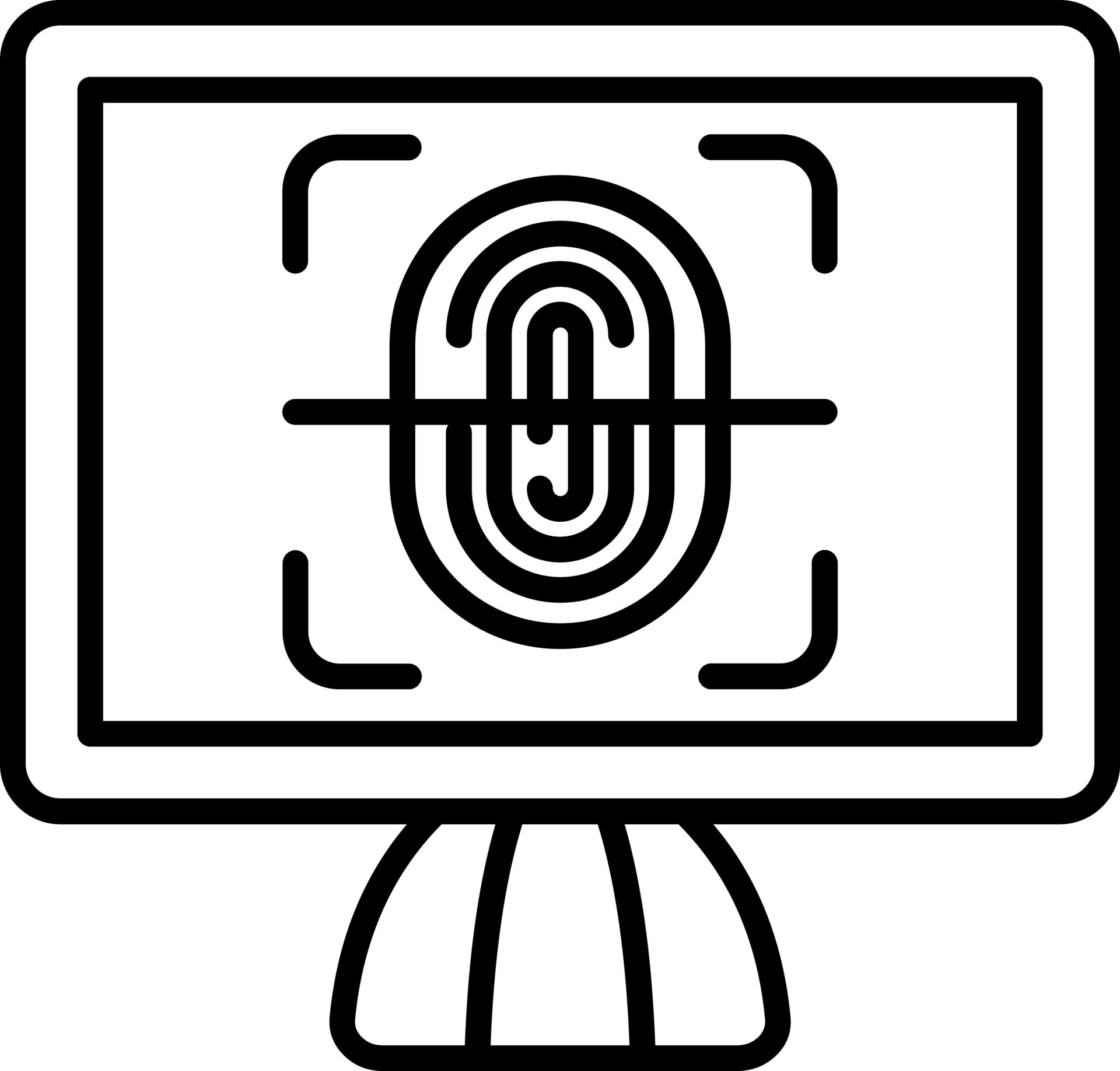 Biometrics Icon Style 20879606 Vector Art At Vecteezy