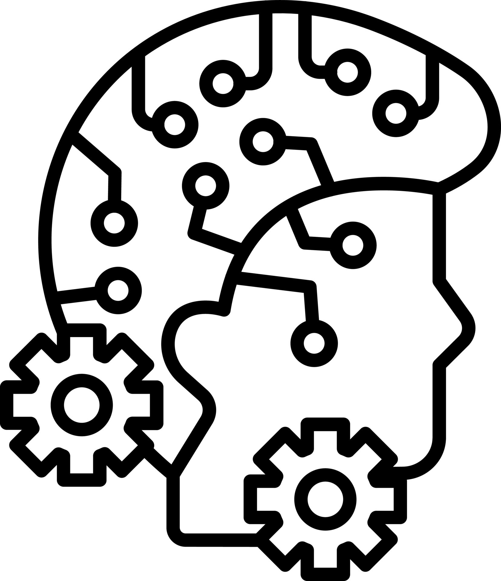 Deep Learning Icon Style 20879617 Vector Art at Vecteezy