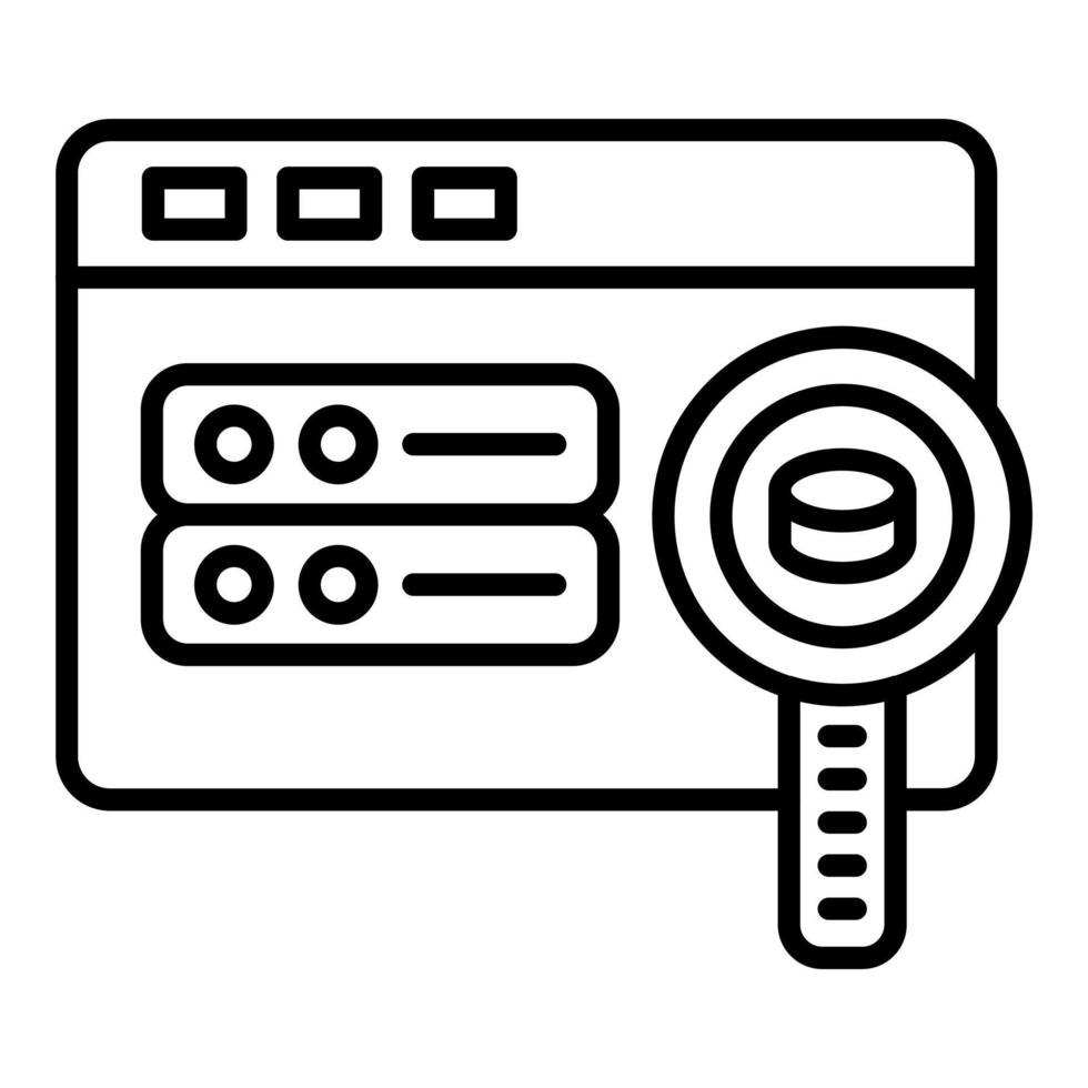 Browsing Data Icon Style 20880141 Vector Art at Vecteezy