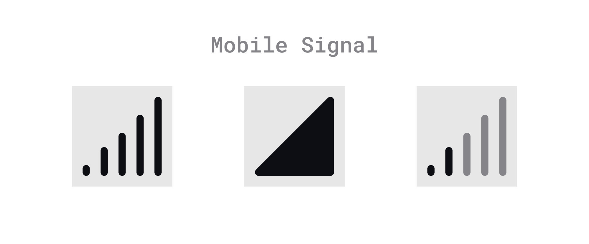 Data Signal Icons Sheet 20882531 Vector Art at Vecteezy