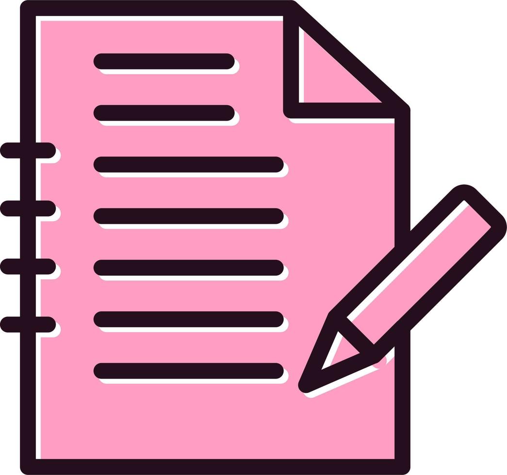 Notes Vector Icon 20891591 Vector Art at Vecteezy