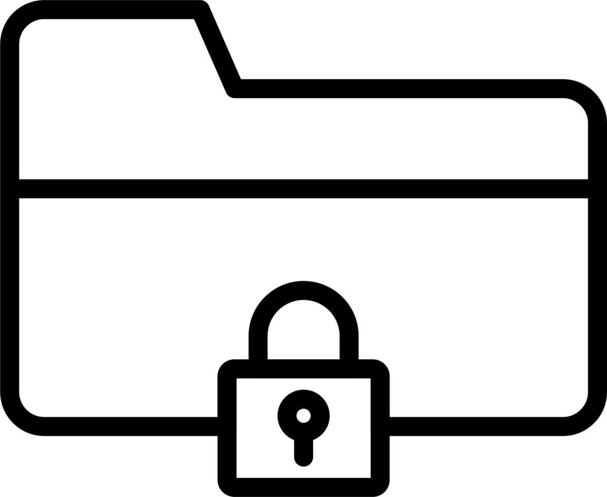 Folder Security Vector Icon 20892233 Vector Art at Vecteezy