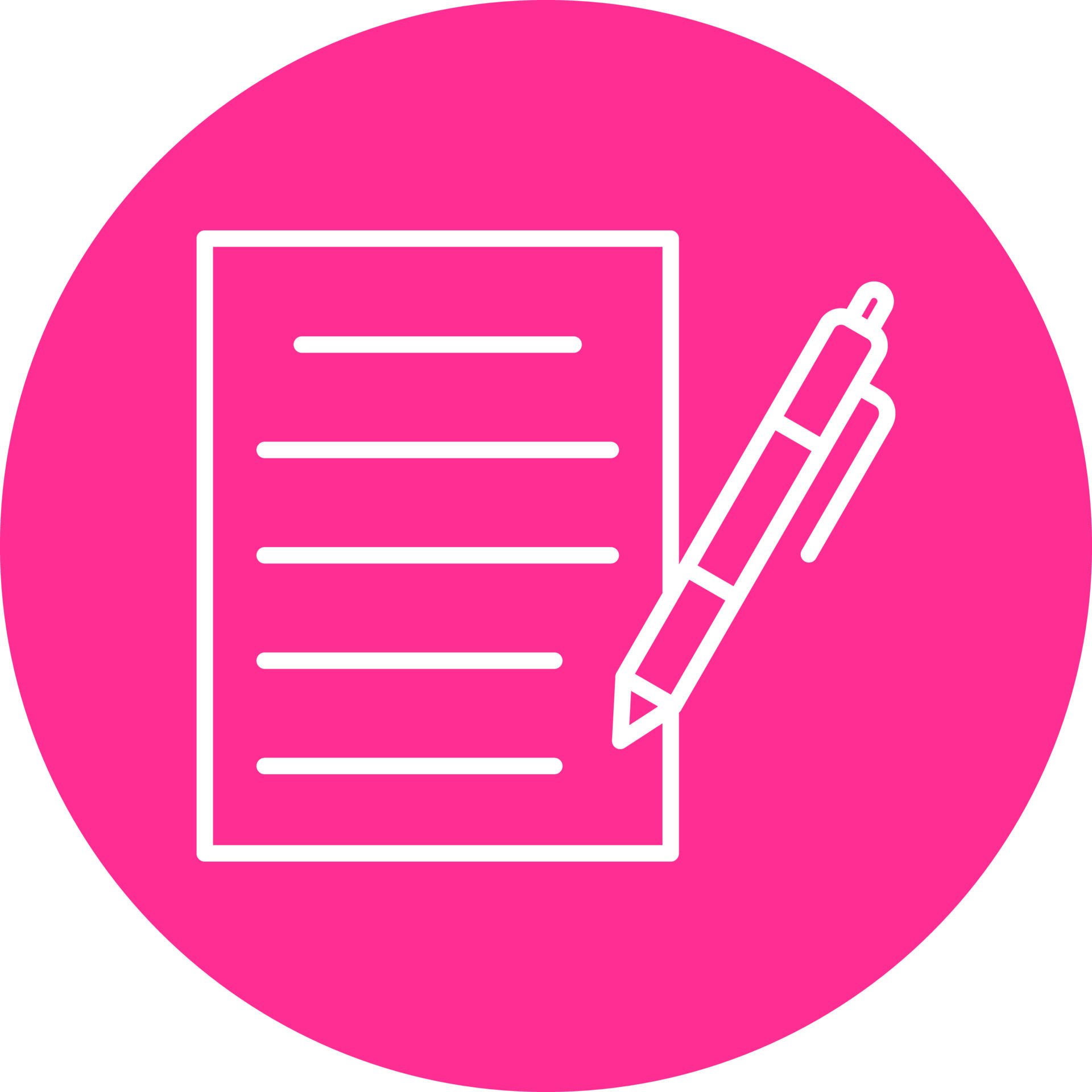 escribir icono vectorial 20892809 Vector en Vecteezy