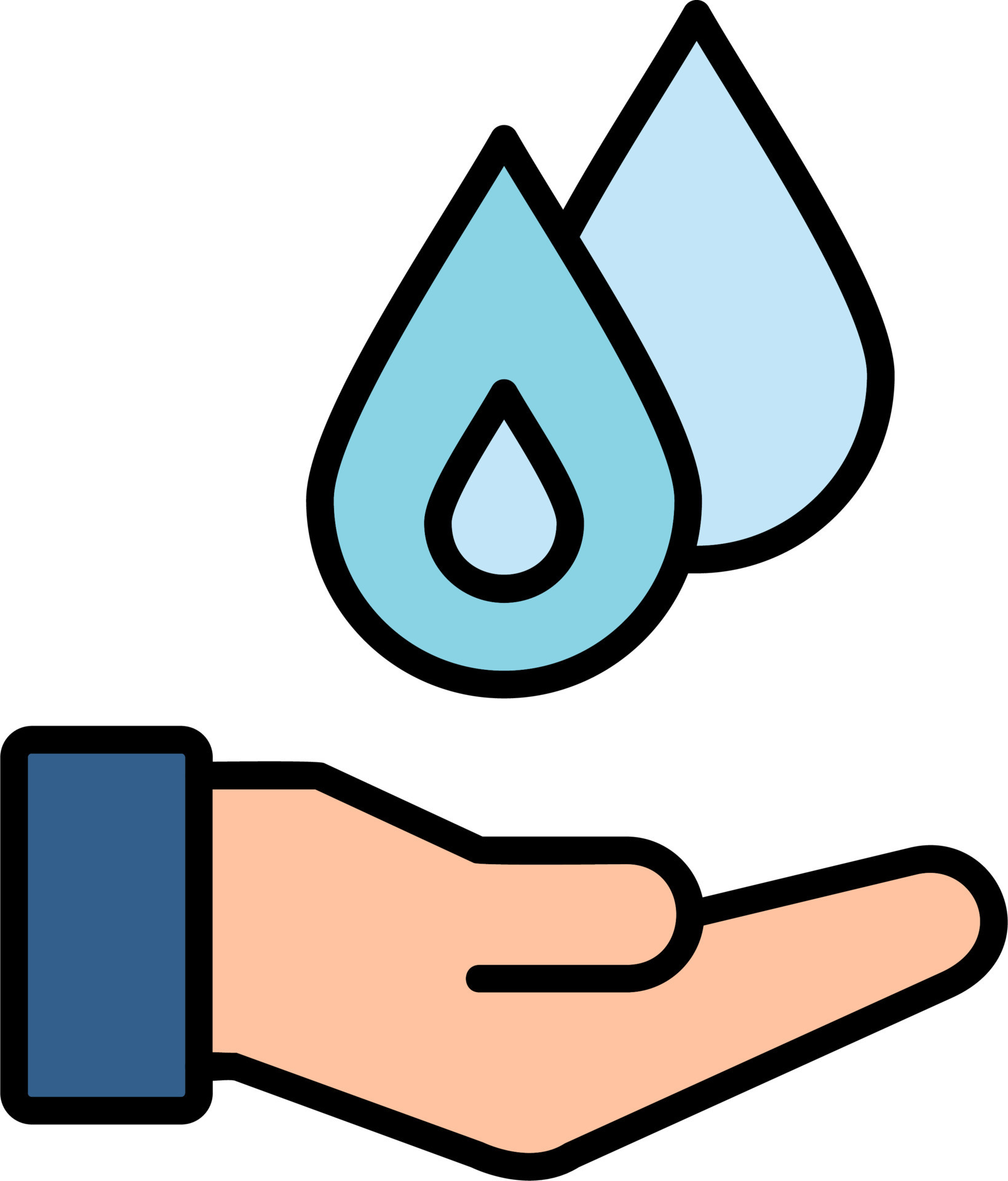 Saving Water Vector Icon 20893442 Vector Art at Vecteezy