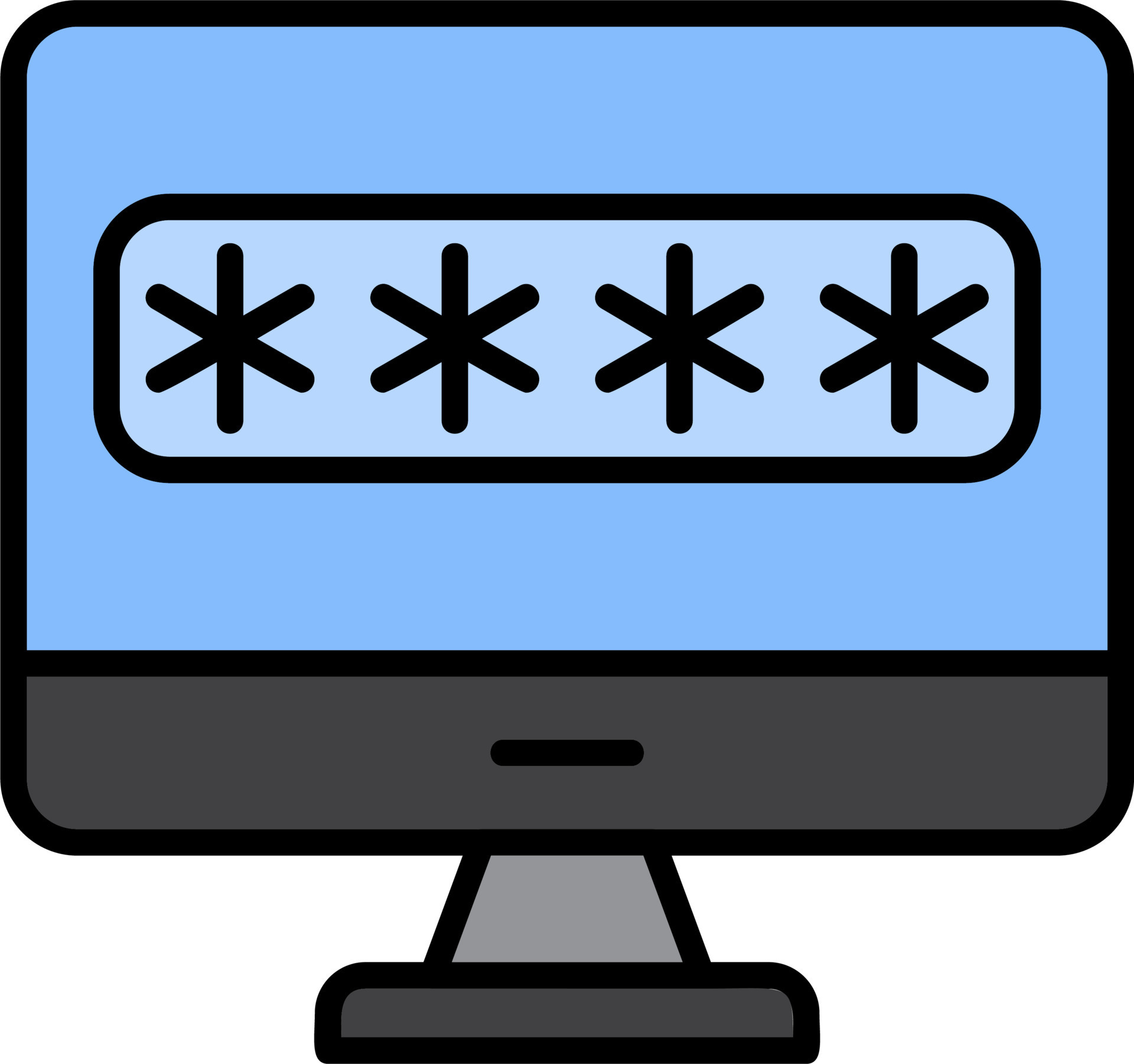 Password Vector Icon 20894449 Vector Art at Vecteezy