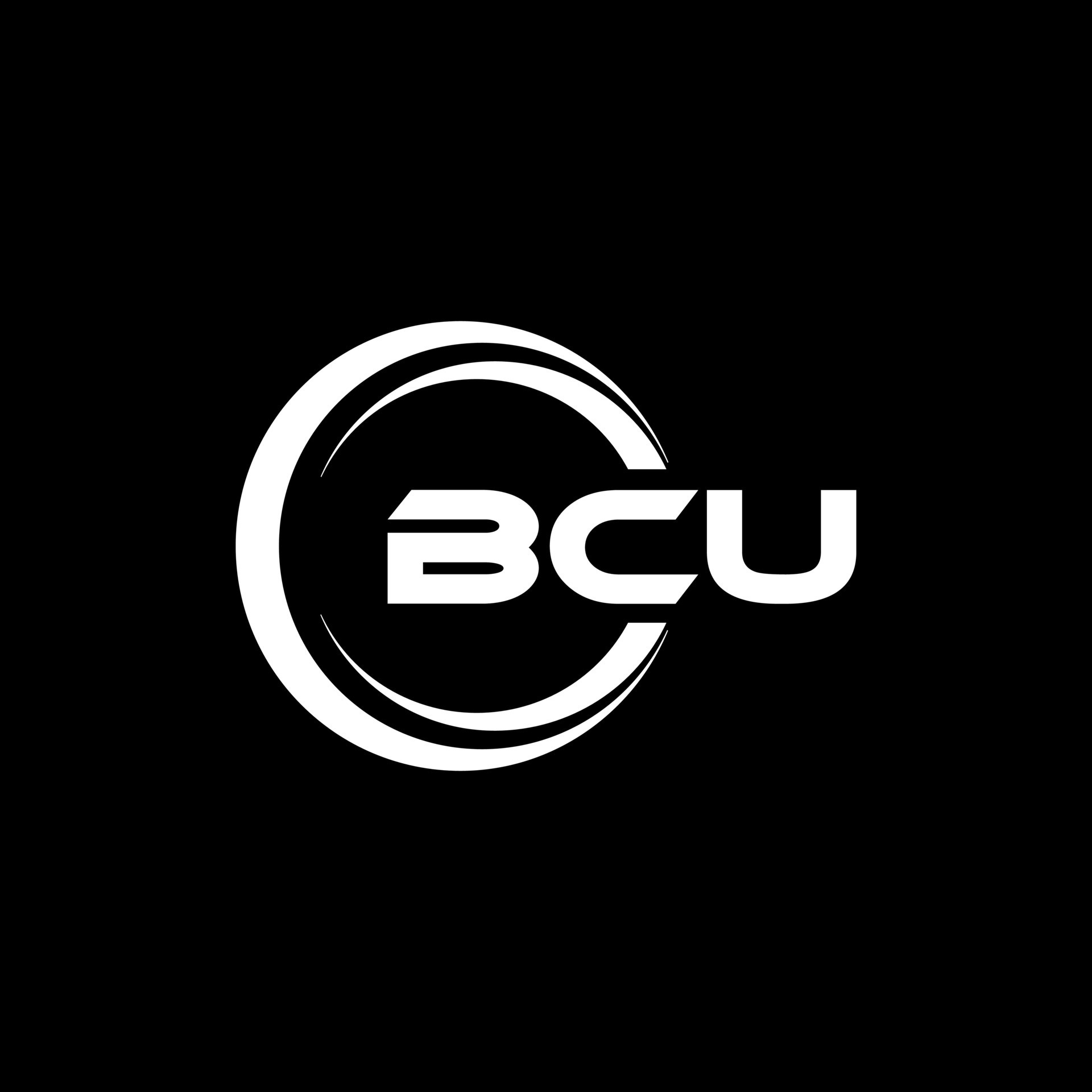 Bcu Letter Logo Design In Illustration Vector Logo Calligraphy Designs For Logo Poster