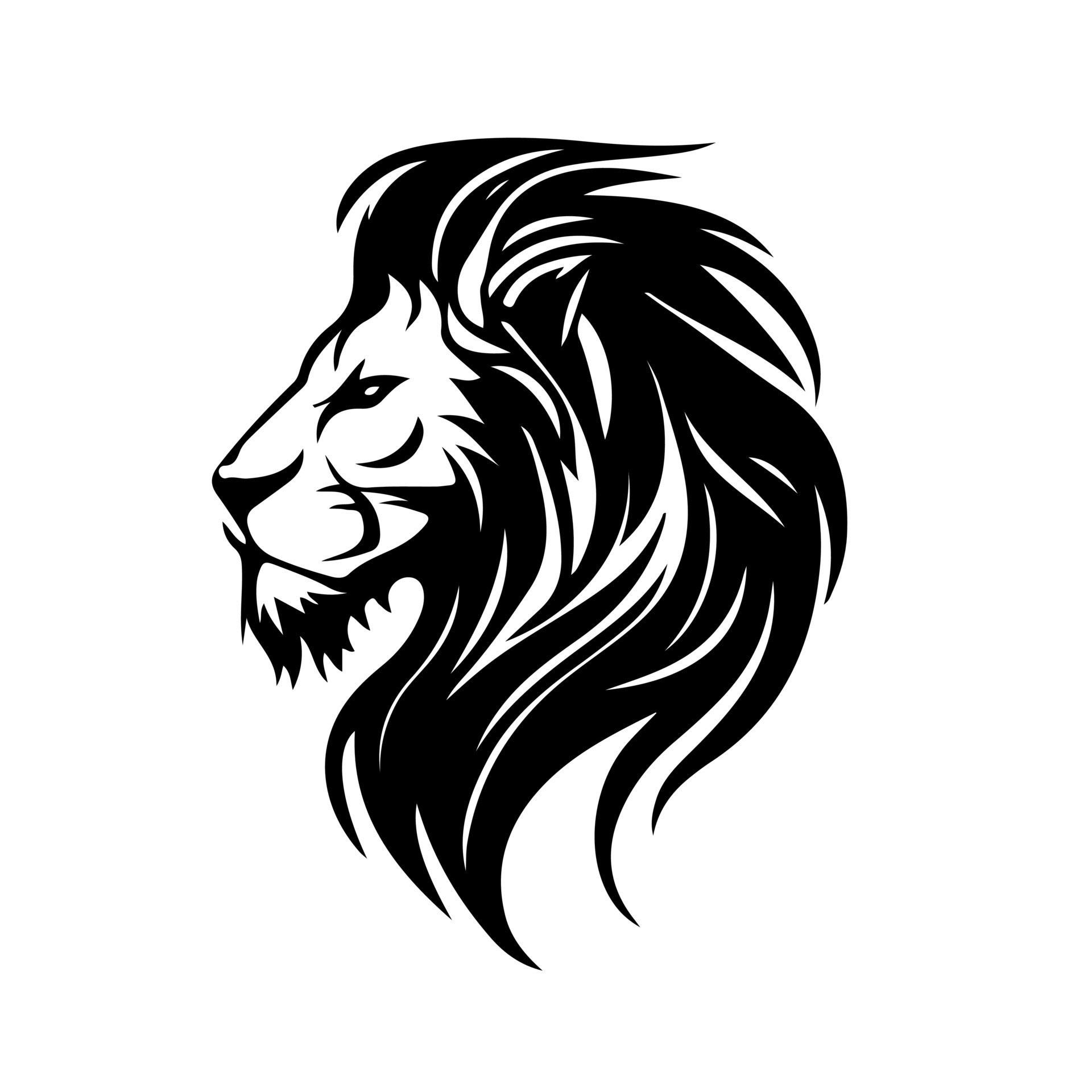 Lion Side View Tattoo Lion Side View Tattoo