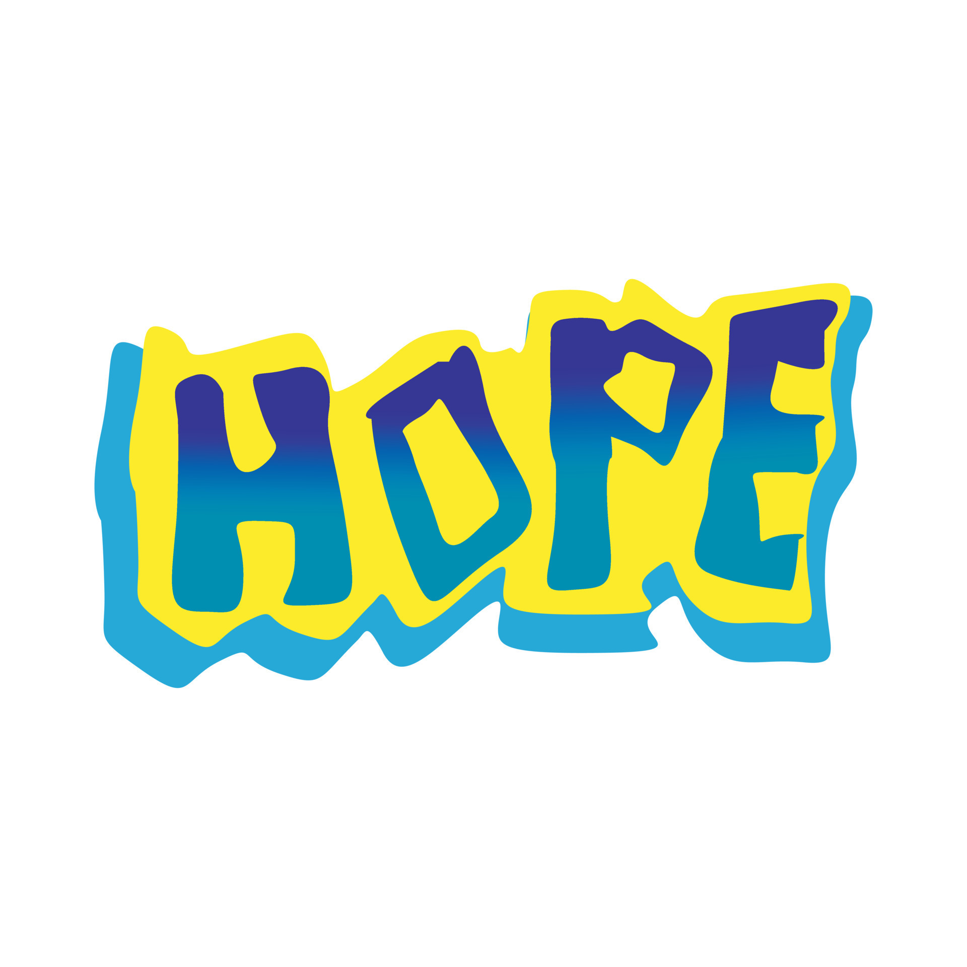 Hope In Graffiti Letters