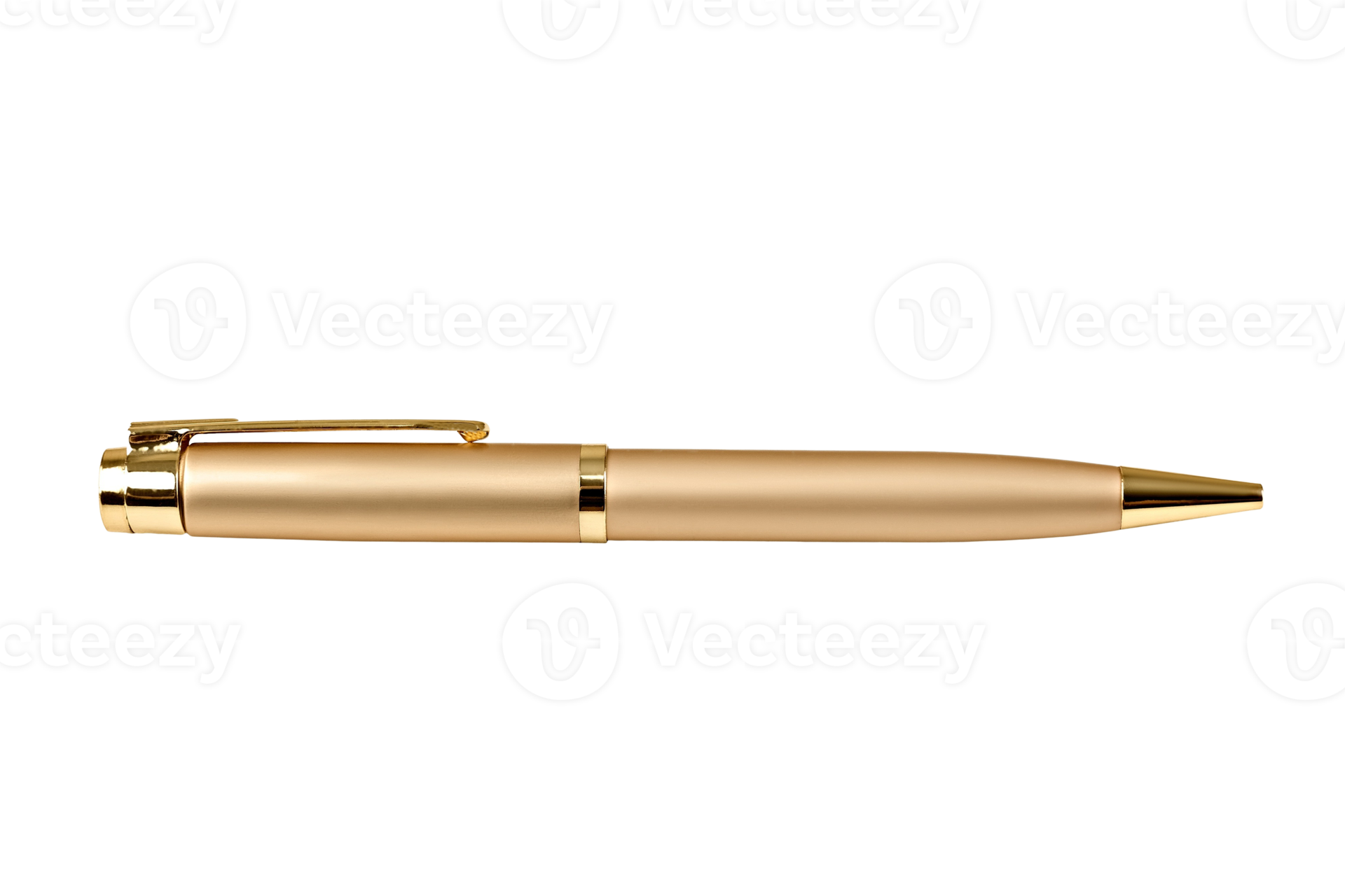 Gold pen isolated on a transparent background 20898732 PNG Gold pen isolated on a transparent background 20898732 PNG