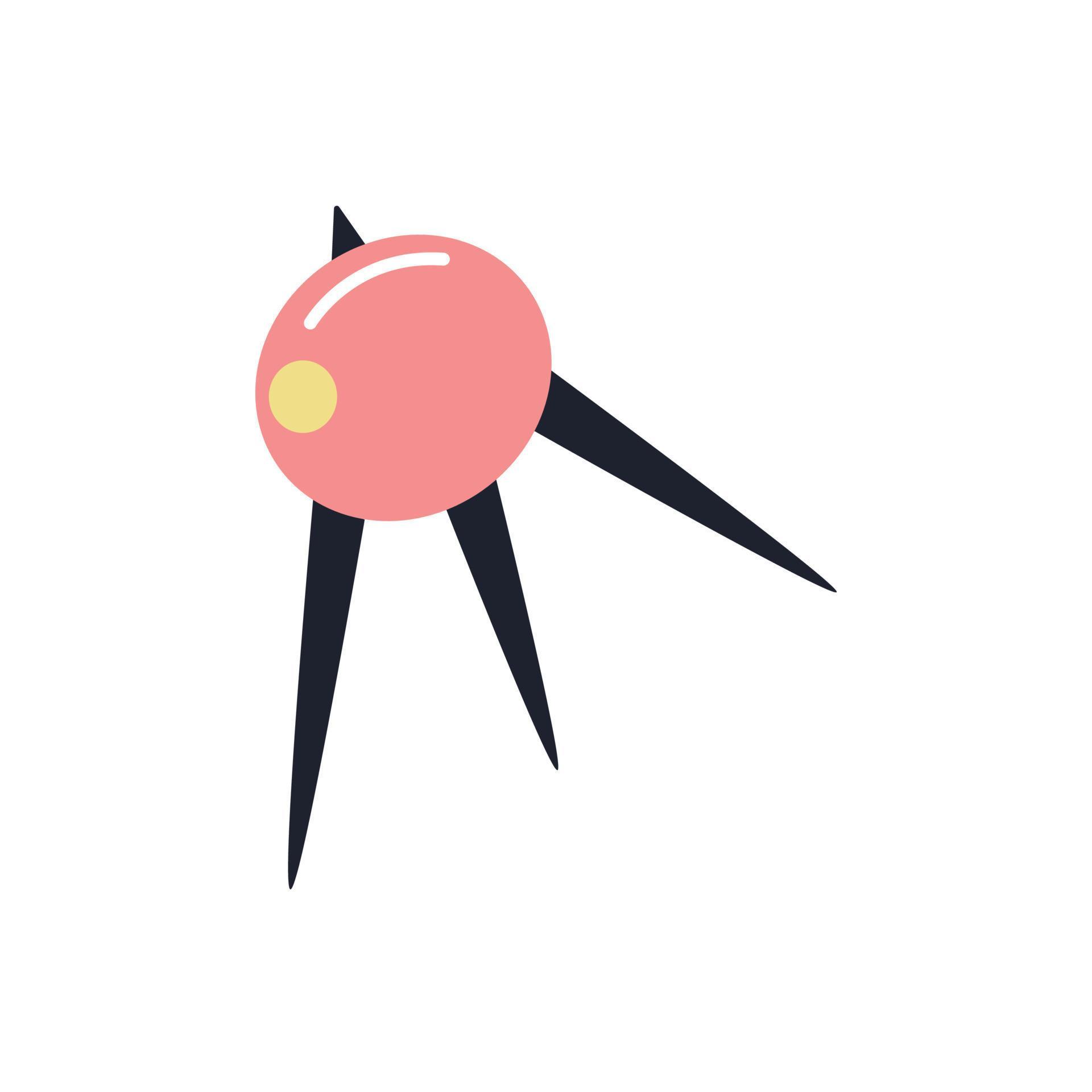 Artificial satellite in space. Hand drawn vector cosmic 20903030 Vector ...