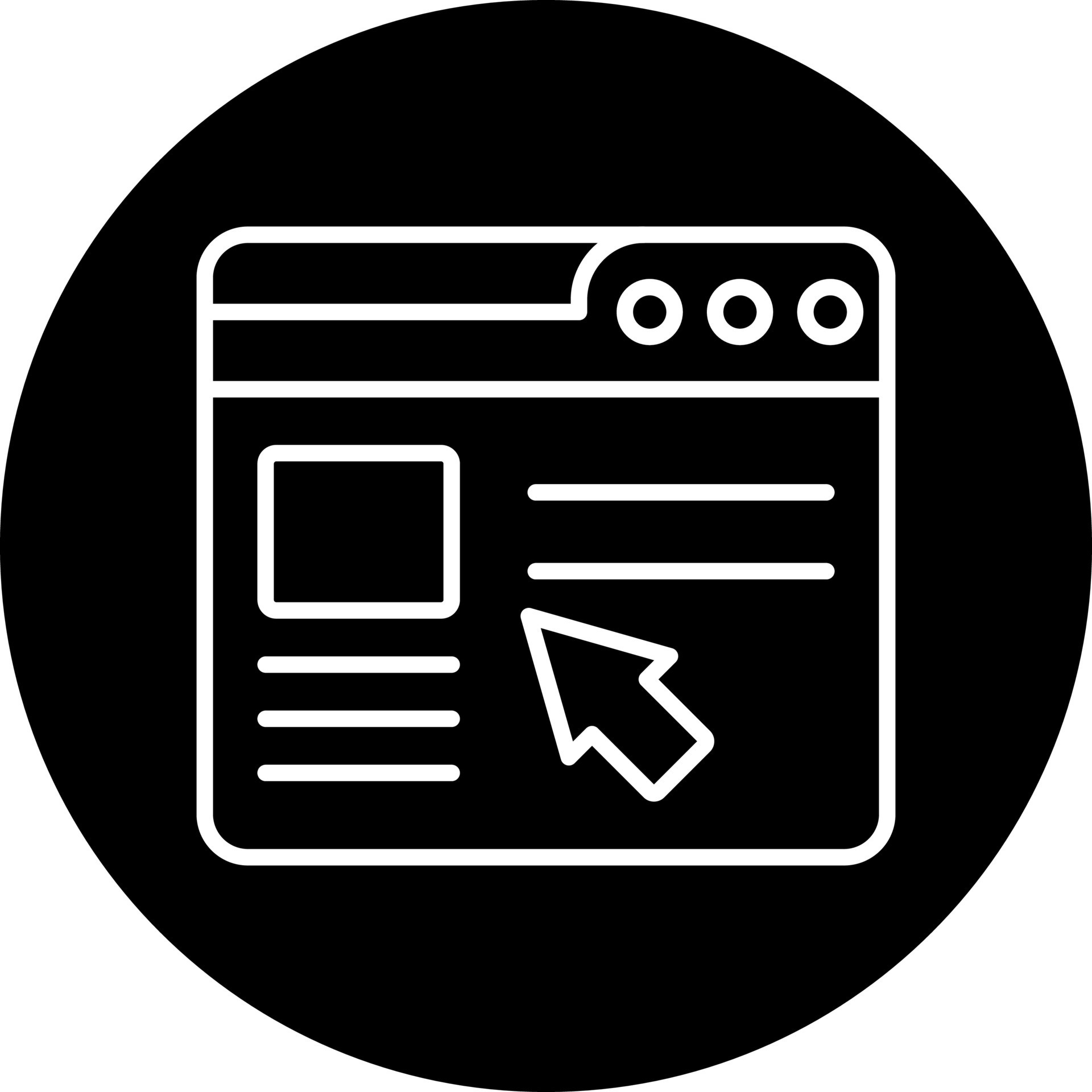 Web Click Vector Icon 20907759 Vector Art at Vecteezy