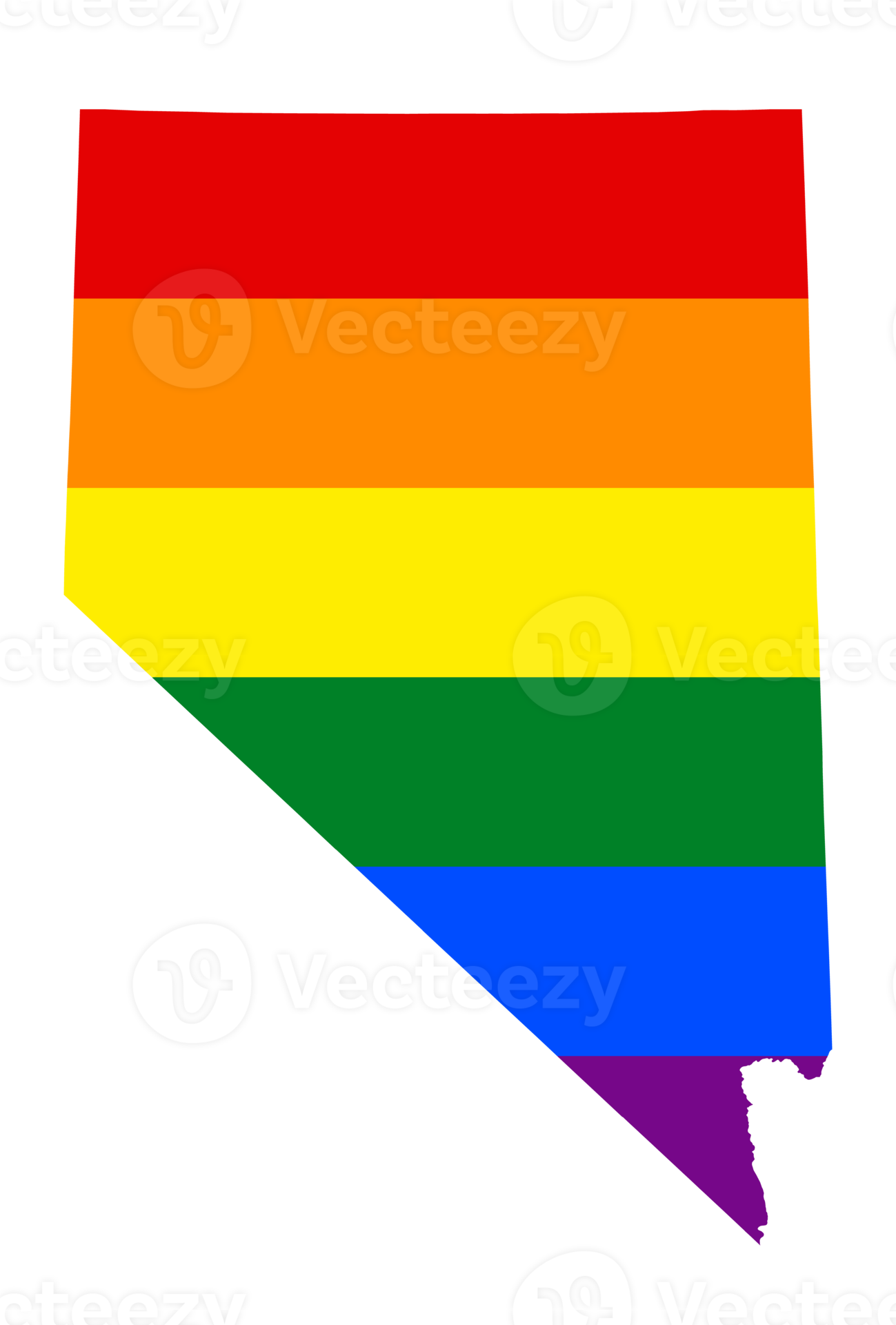 Lgbt Vlag Kaart Van De Nevada Png Regenboog Kaart Van De Nevada In