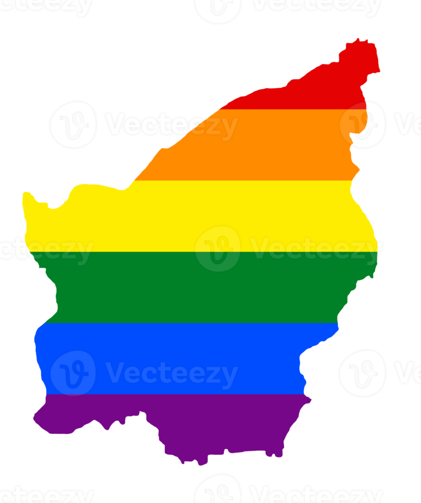Lgbt Flag Map Of The San Marino Png Rainbow Map Of The San Marino In