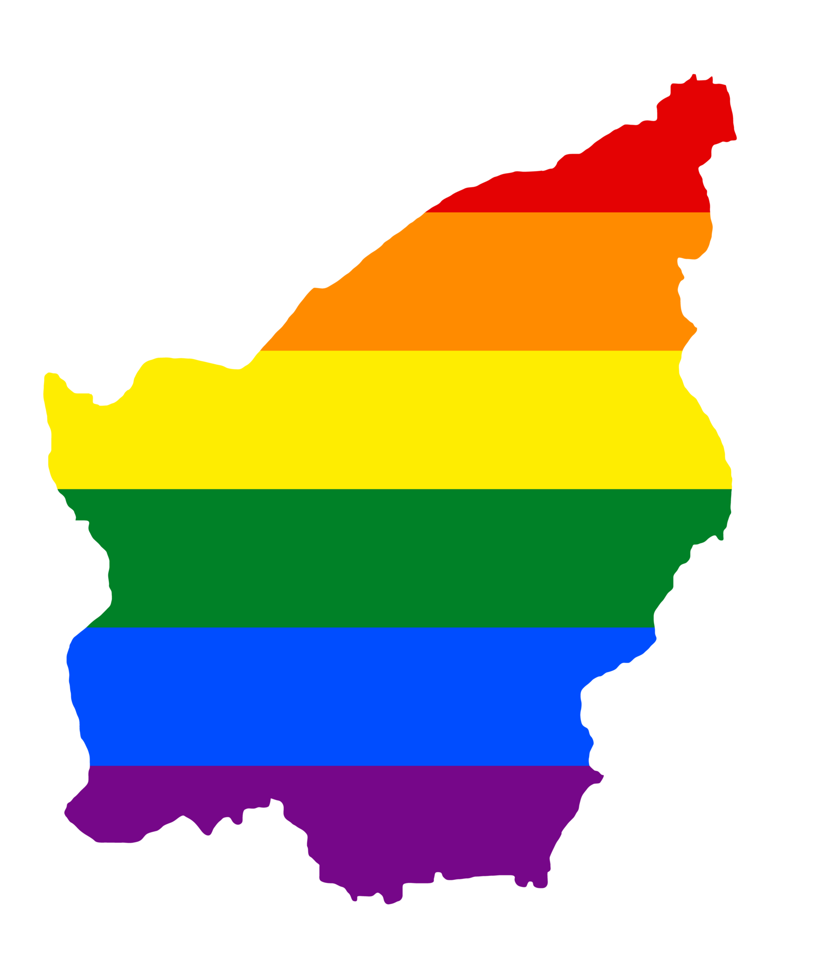 Lgbt Flag Map Of The San Marino Png Rainbow Map Of The San Marino In