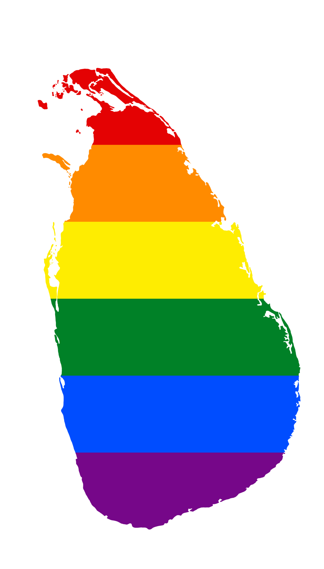 Lgbt Flag Map Of The Sri Lanka Png Rainbow Map Of The Sri Lanka In Colors Of Lgbt Pride Flag