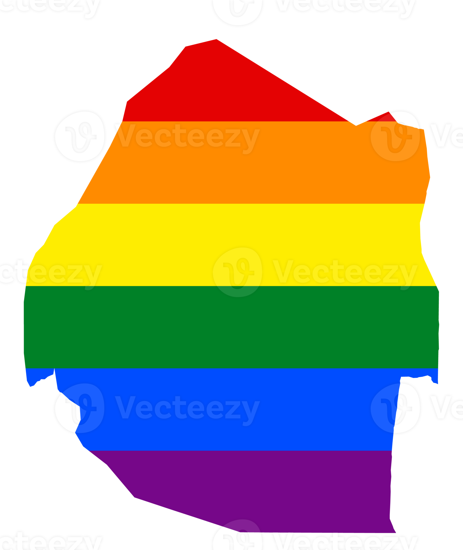 Lgbt Flag Map Of The Swaziland Png Rainbow Map Of The Swaziland In