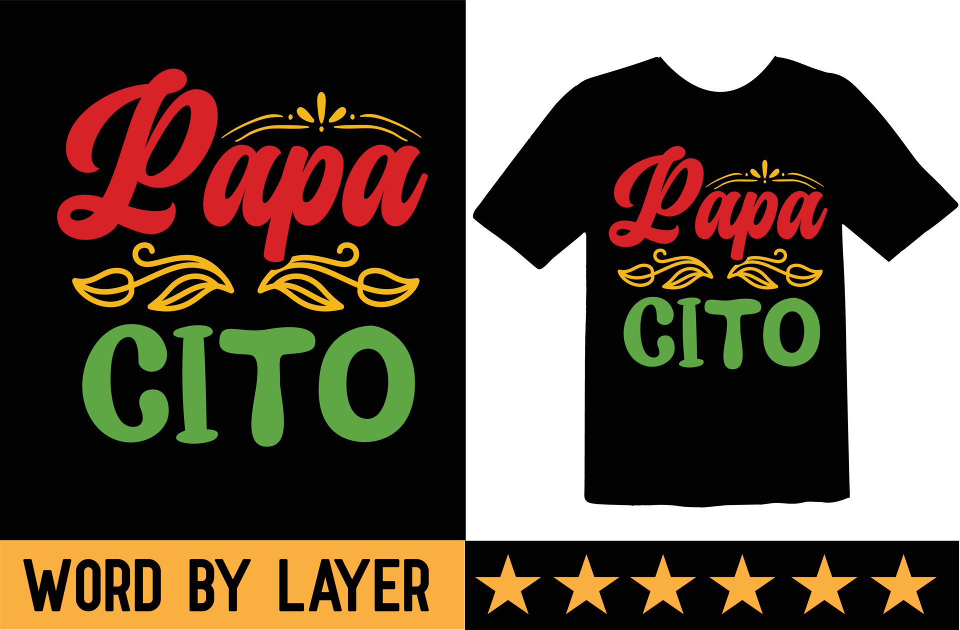 Papa cita svg t shirt design 20915910 Vector Art at Vecteezy