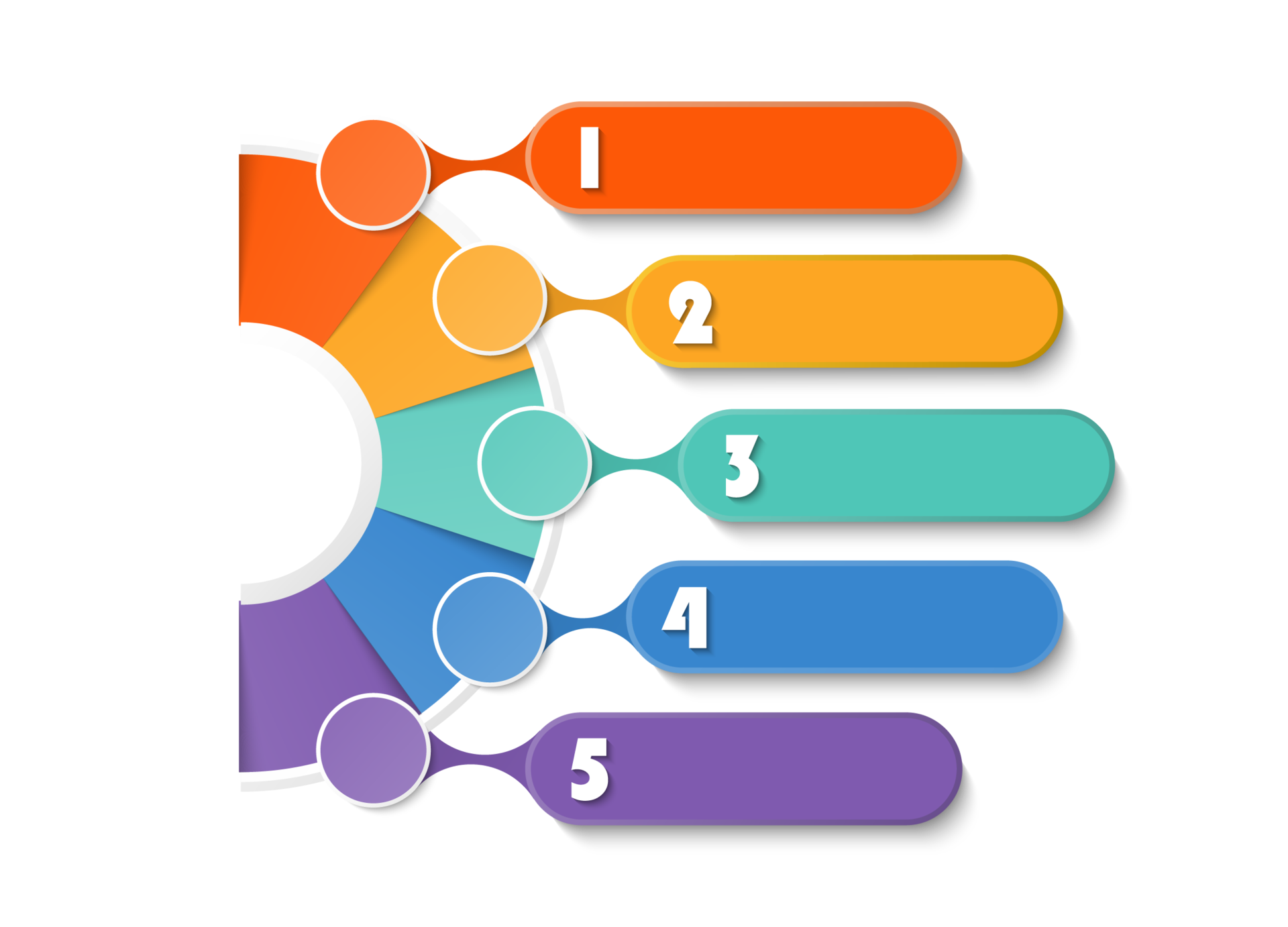 infografía con 5 pasos, procesos u opciones. 20917606 PNG