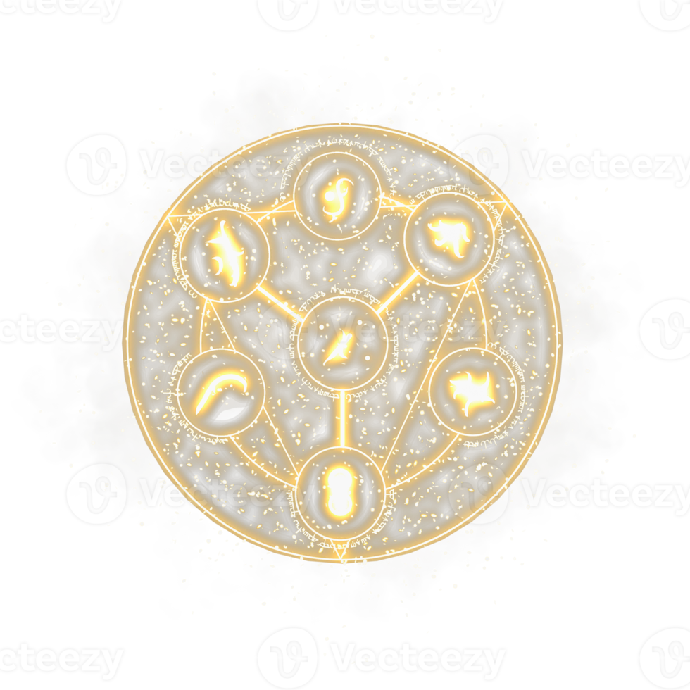 Magic circle effect isolated. 3d render 20917762 PNG Magic circle effect isolated. 3d render 20917762 PNG
